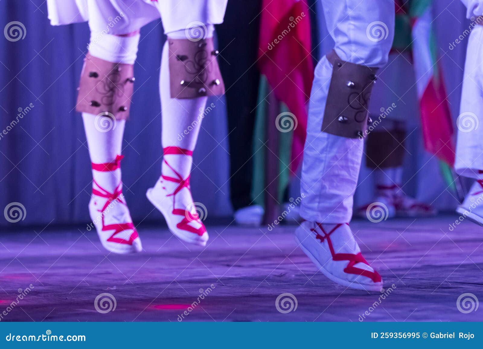Basque traditional dance, stock image. Image of france - 259356995