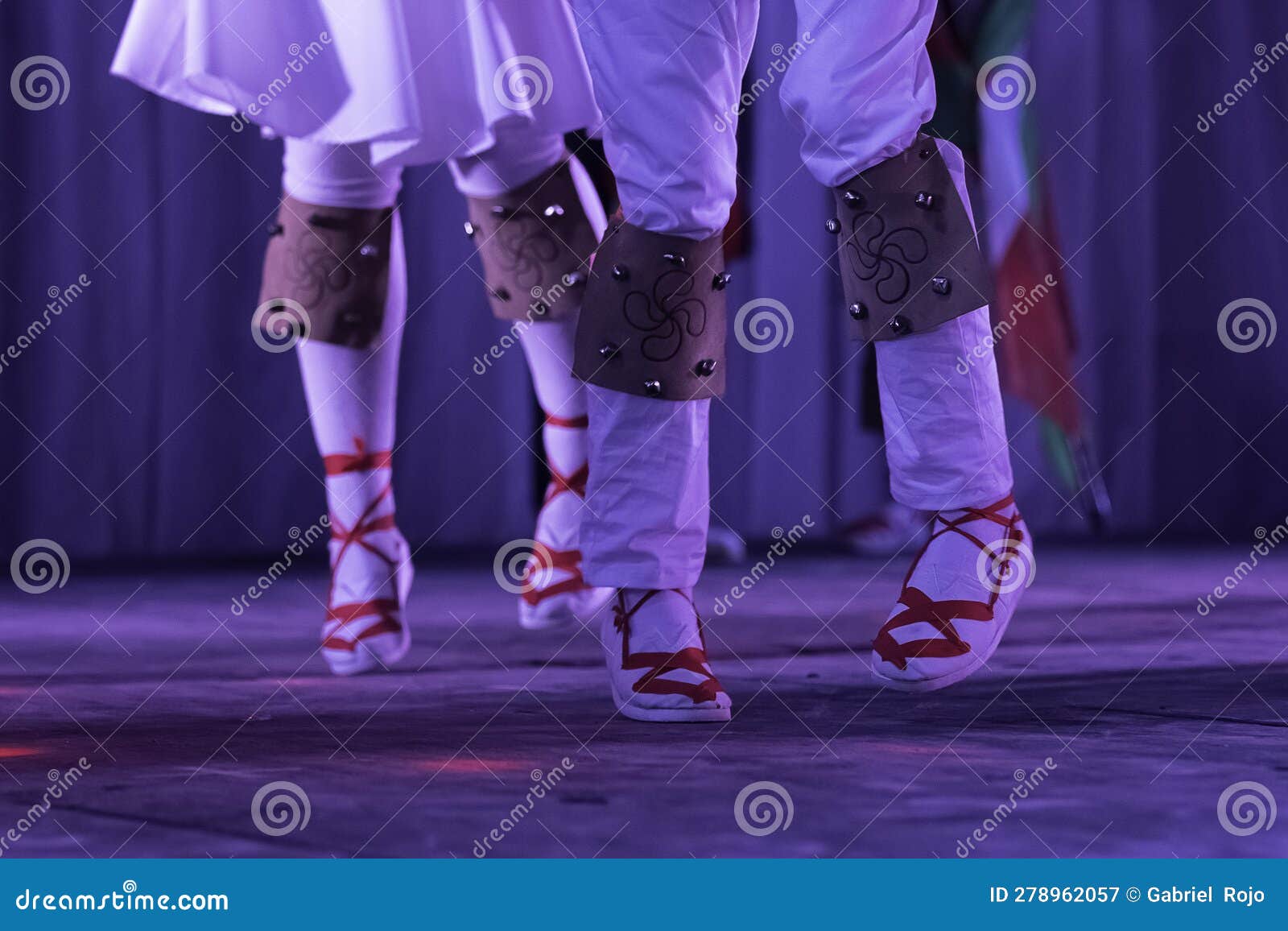 Basque traditional dance, stock image. Image of show - 278962057