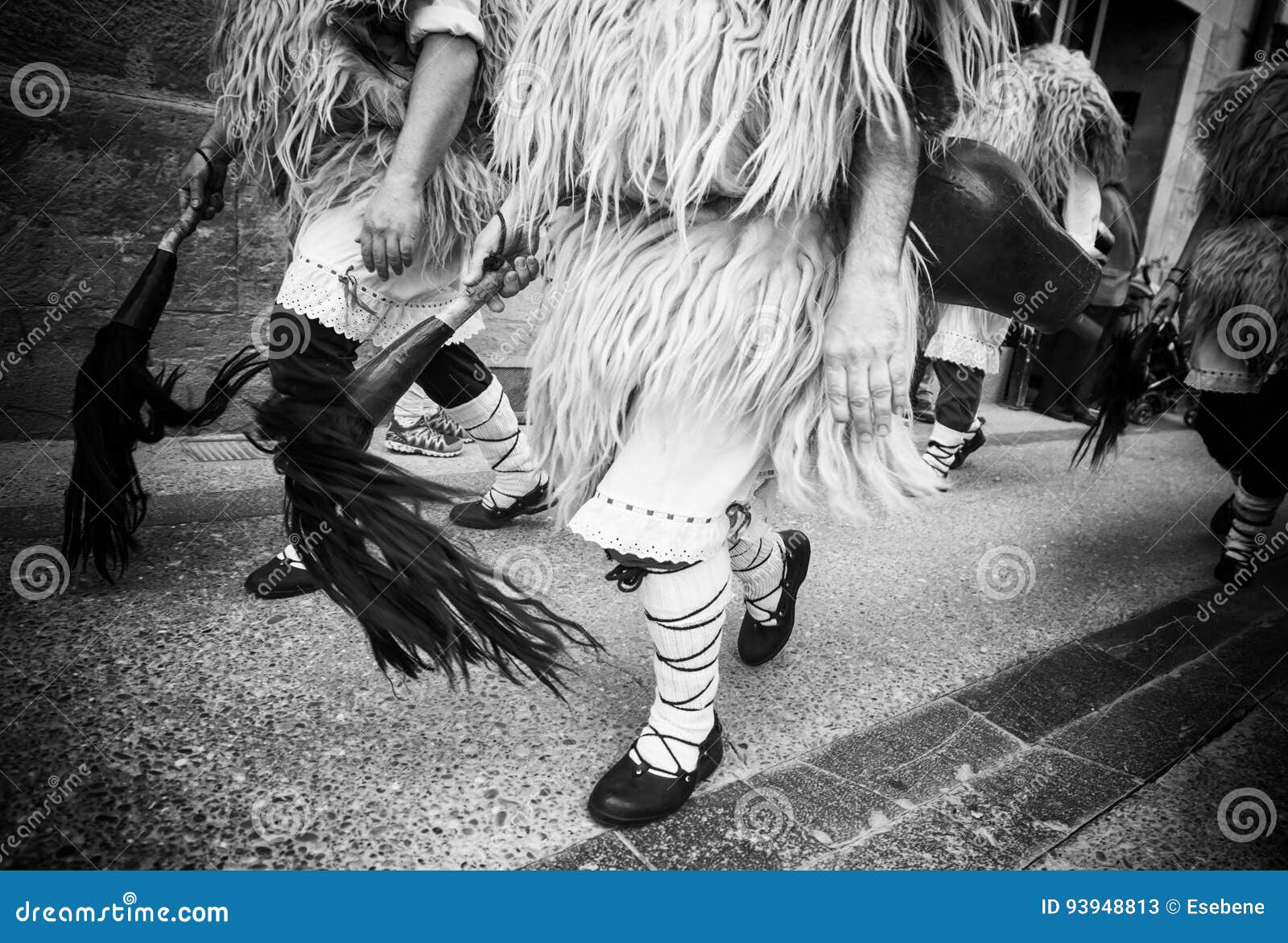 Basque typical costume stock image. Image of goat, classic - 93948813