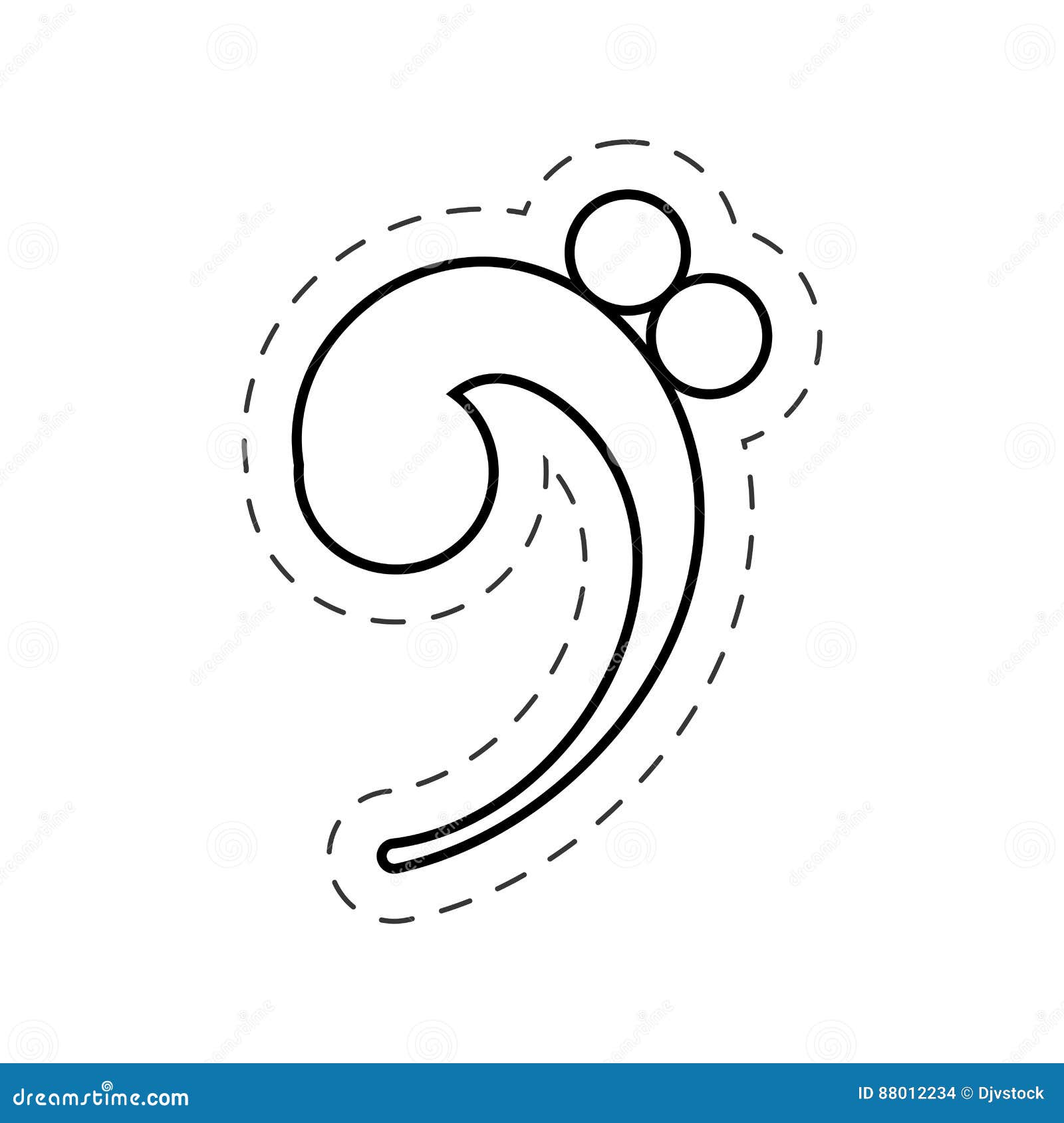 Bass Clef Symbol Vector | CartoonDealer.com #133040142
