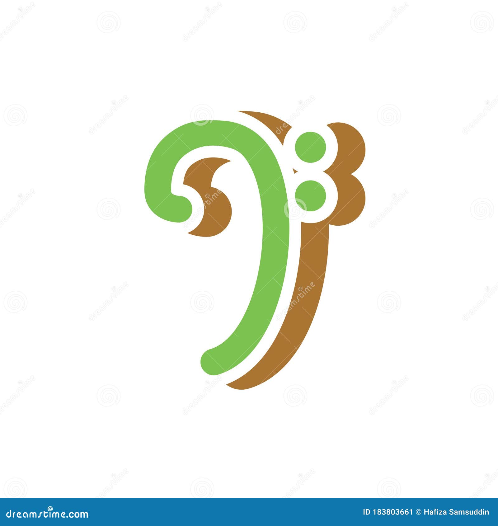 Bass Clef Note. Vector Illustration Decorative Background Design Stock ...
