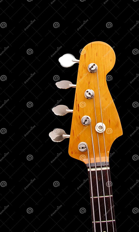Bass Guitar Head stock photo. Image of music, modern - 21651132