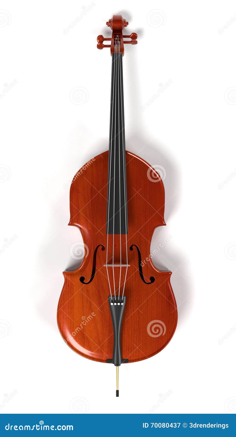 Bass - musical instrument stock illustration. Illustration of realistic ...
