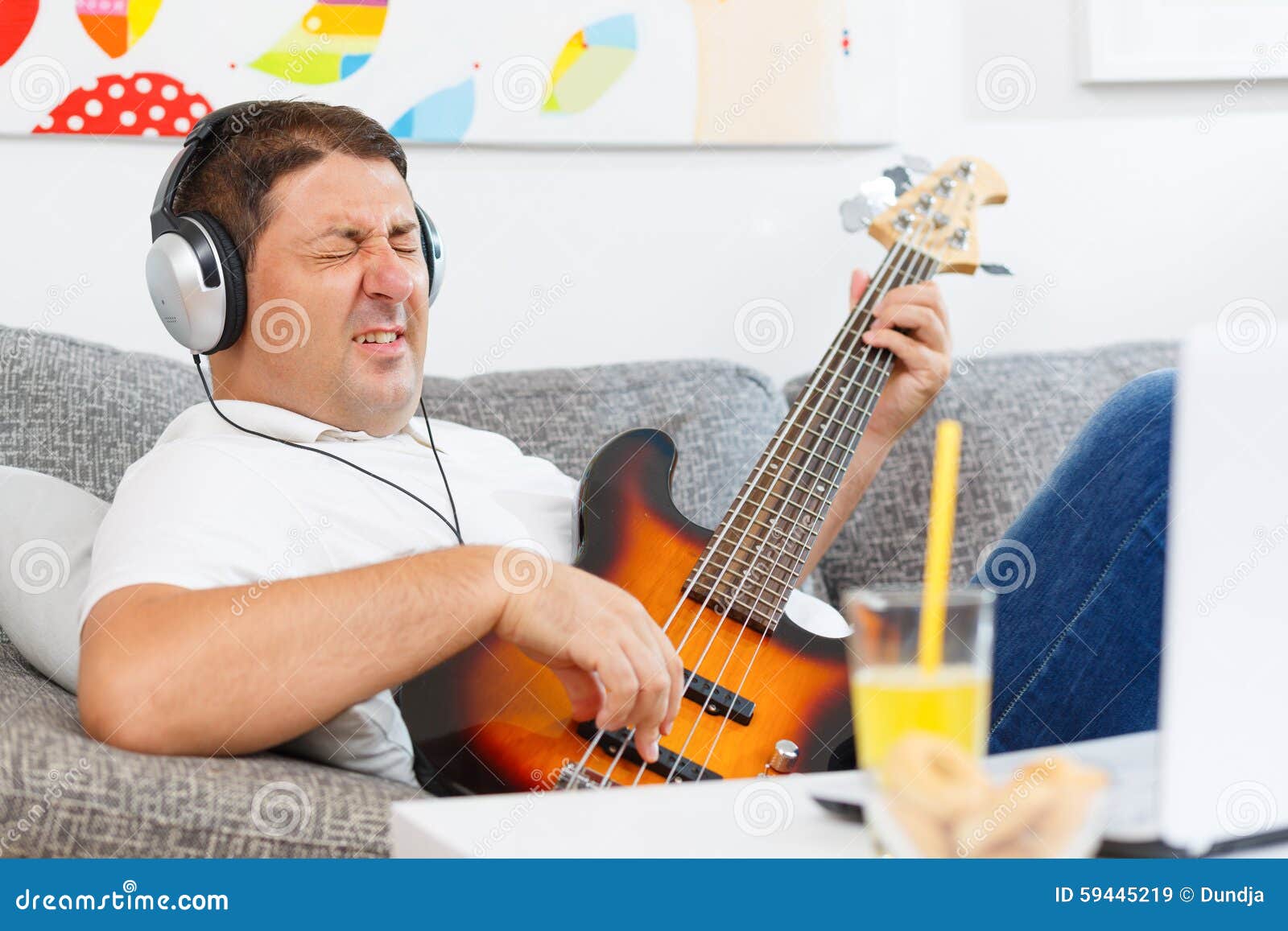 Bass player stock image. Image of electric, melody, nhorizontal - 59445219