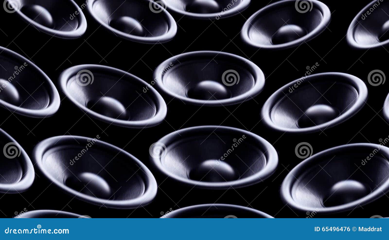 Bass speakers background. stock footage. Video of frequency - 65496476