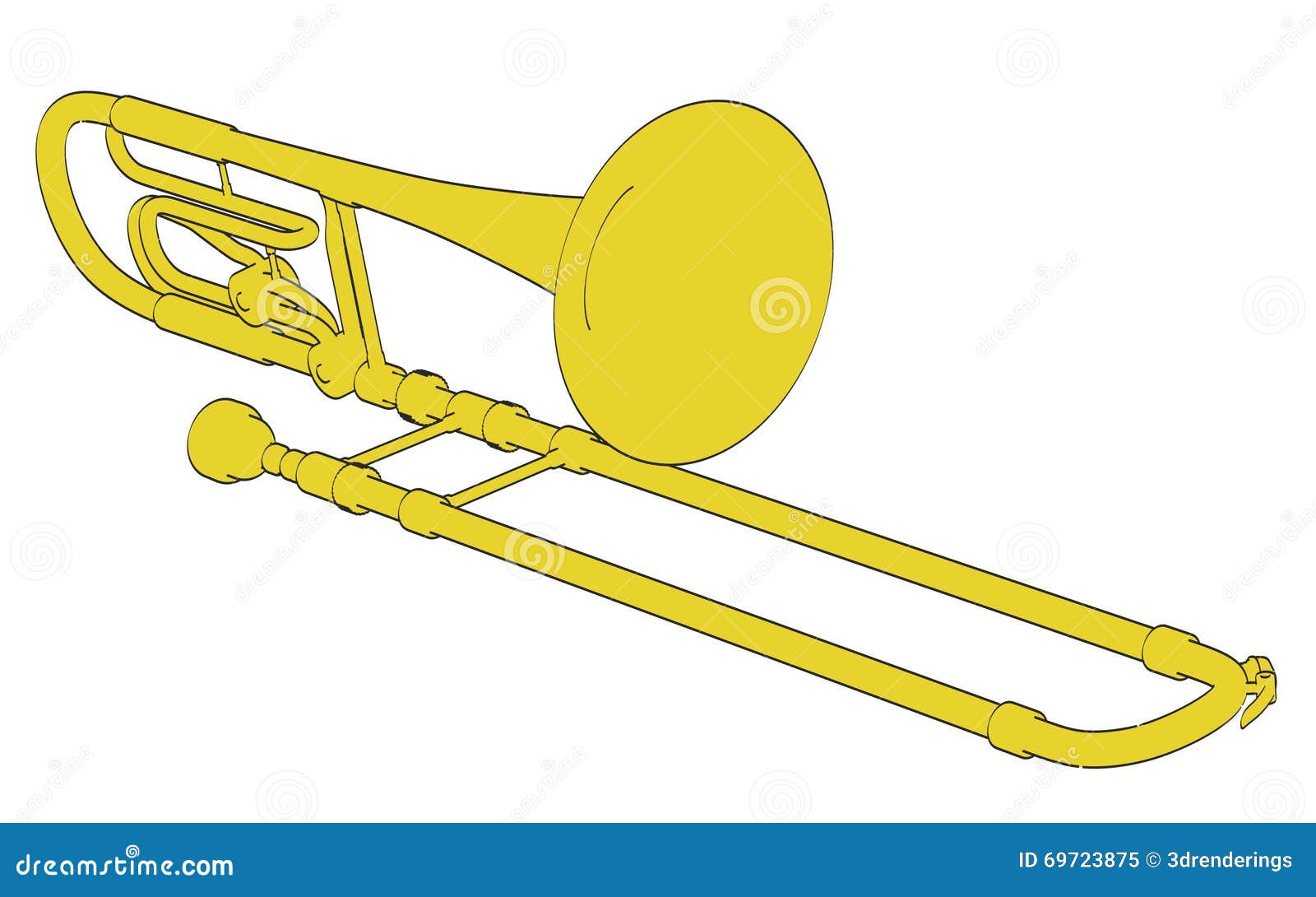 Cartoon Trombone