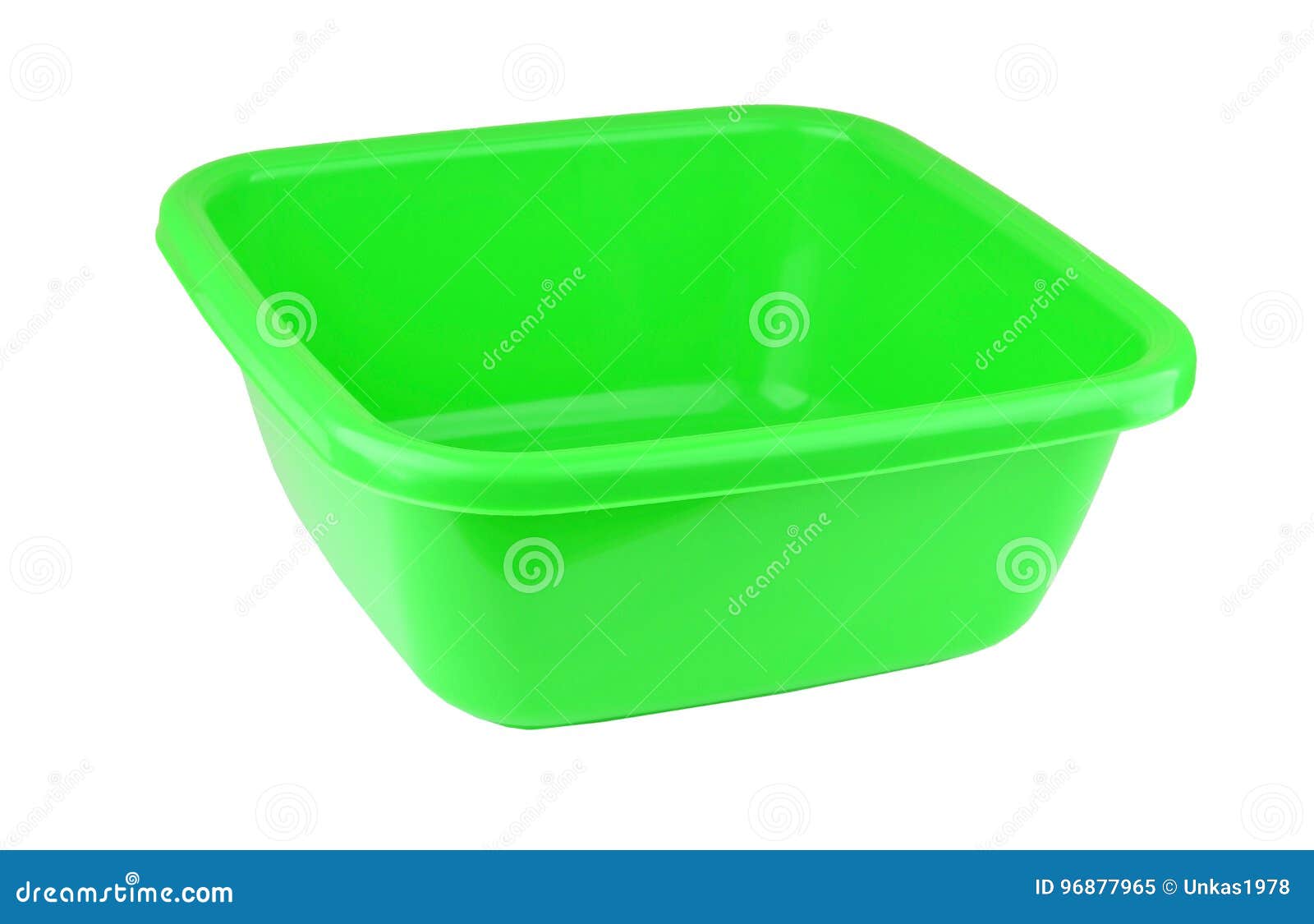 Bassin en plastique vert image stock. Image du ménage - 96877965