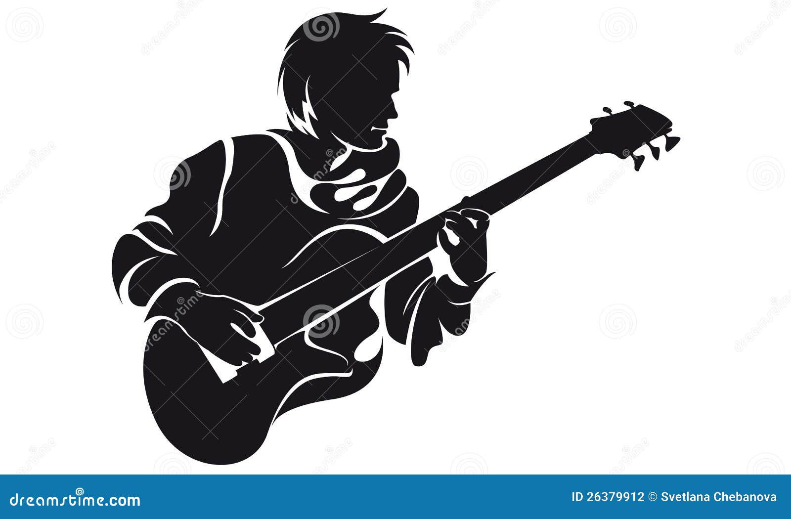 80s Rocker Silhouette