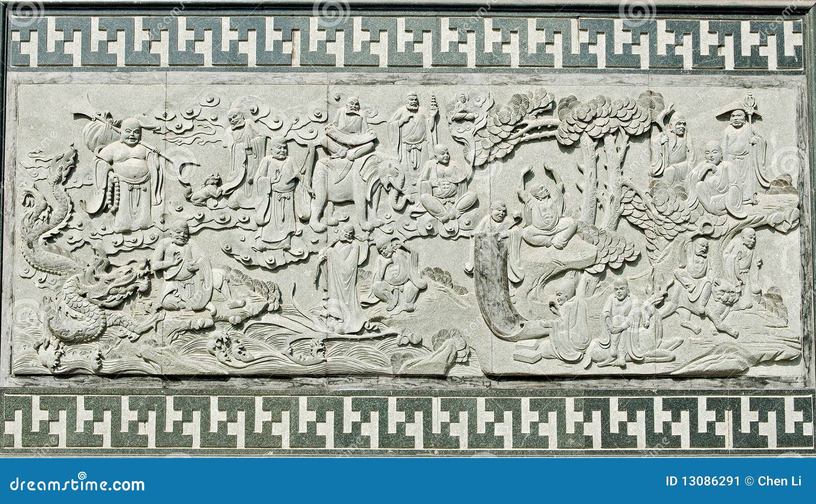 Basso-relievo stock image. Image of relief, logo, asian - 13086291