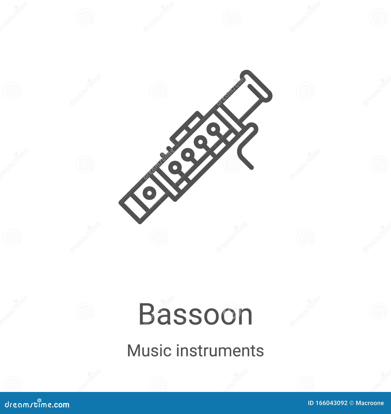 Bassoon Icon, Black Simple Style Cartoon Vector | CartoonDealer.com ...