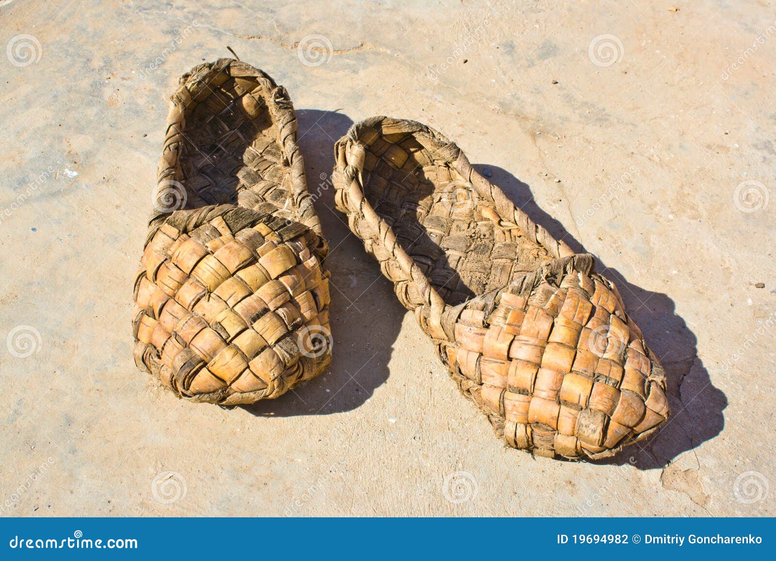 Bast Shoes stock photo. Image of home, lapty, historic - 19694982