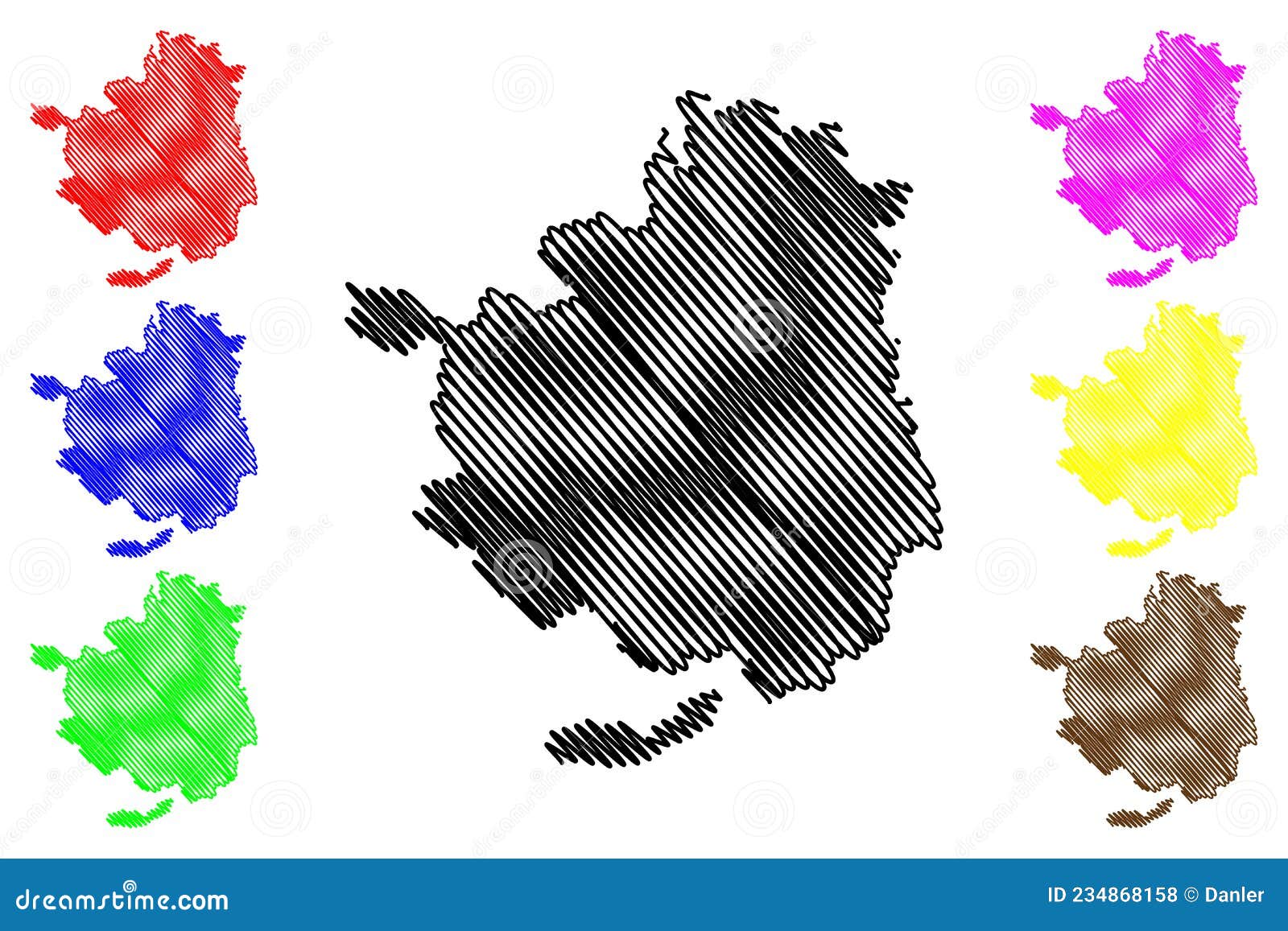 Bastar District Chhattisgarh State, Division, Republic of India Map ...