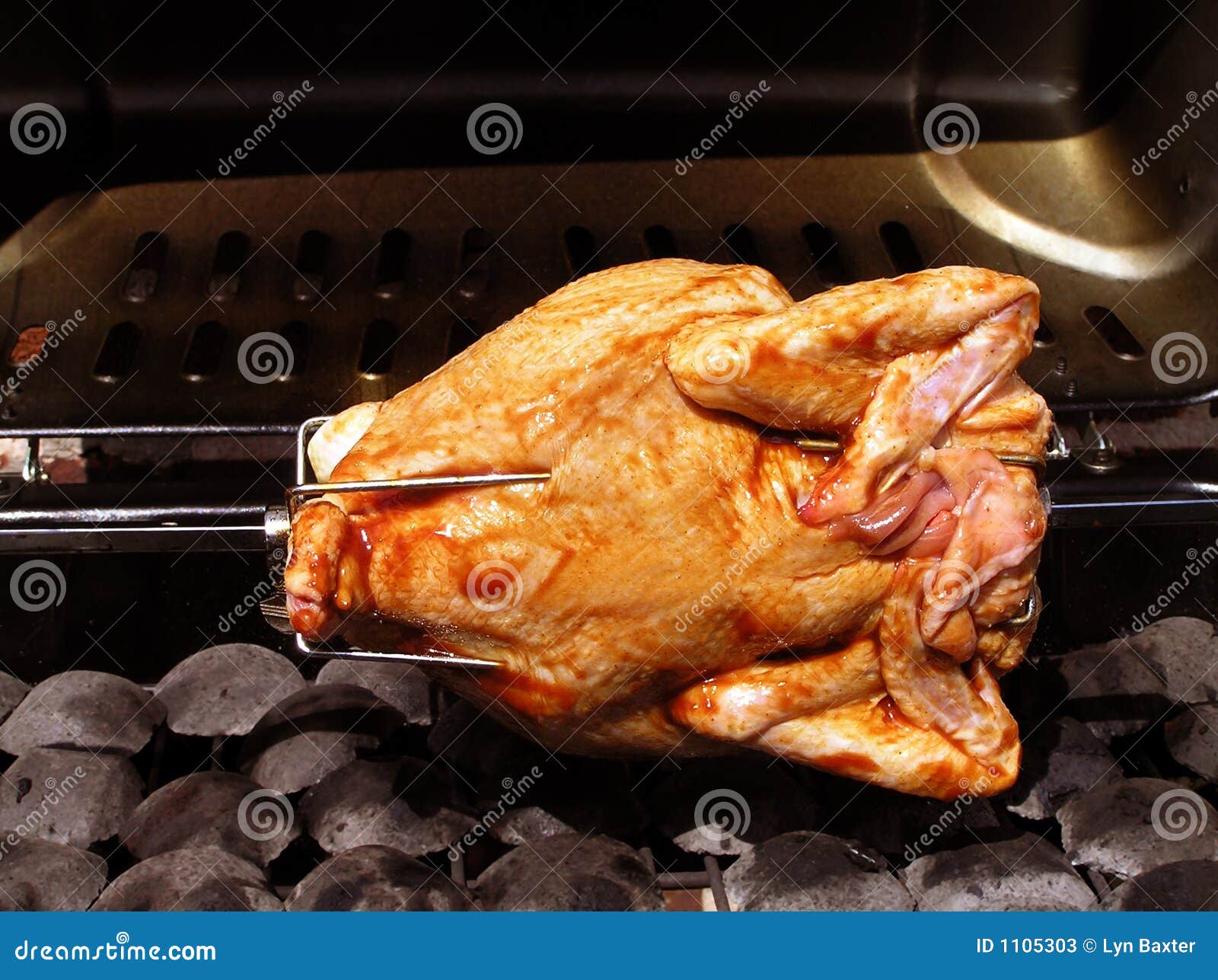 Basted Ghicken stock image. Image of uncooked, source - 1105303