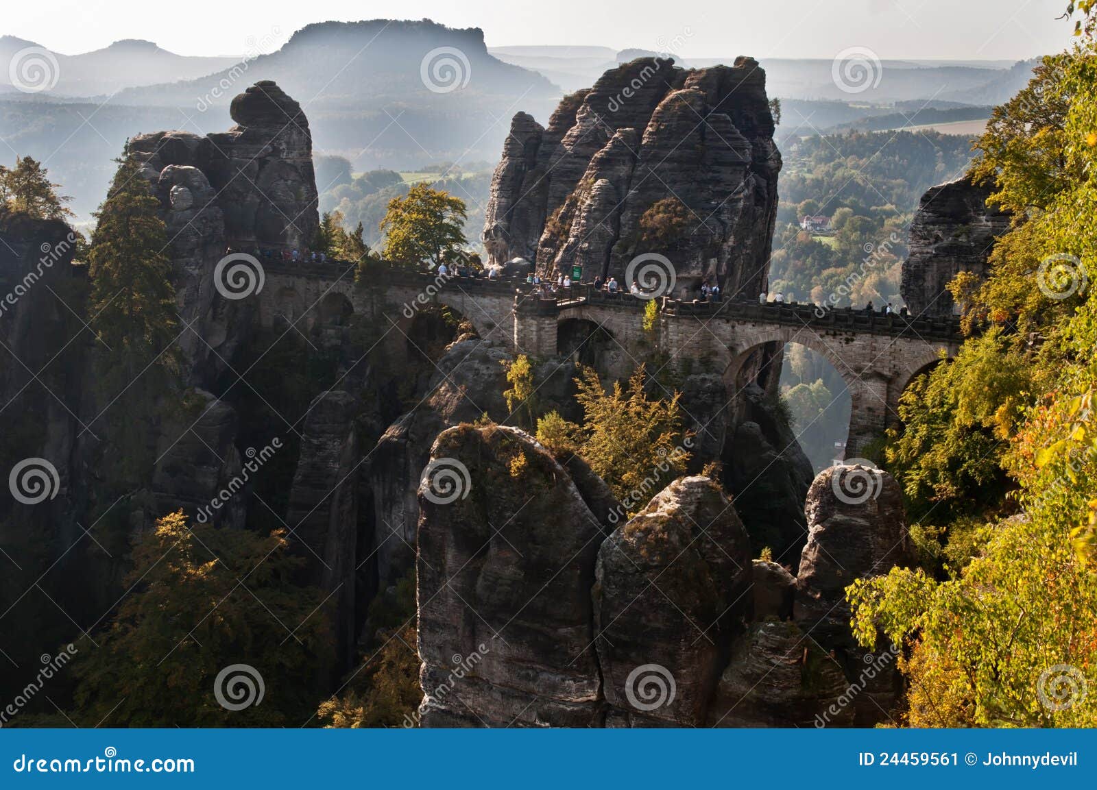 Bastei Bridge stock image. Image of country, color, bastei - 24459561