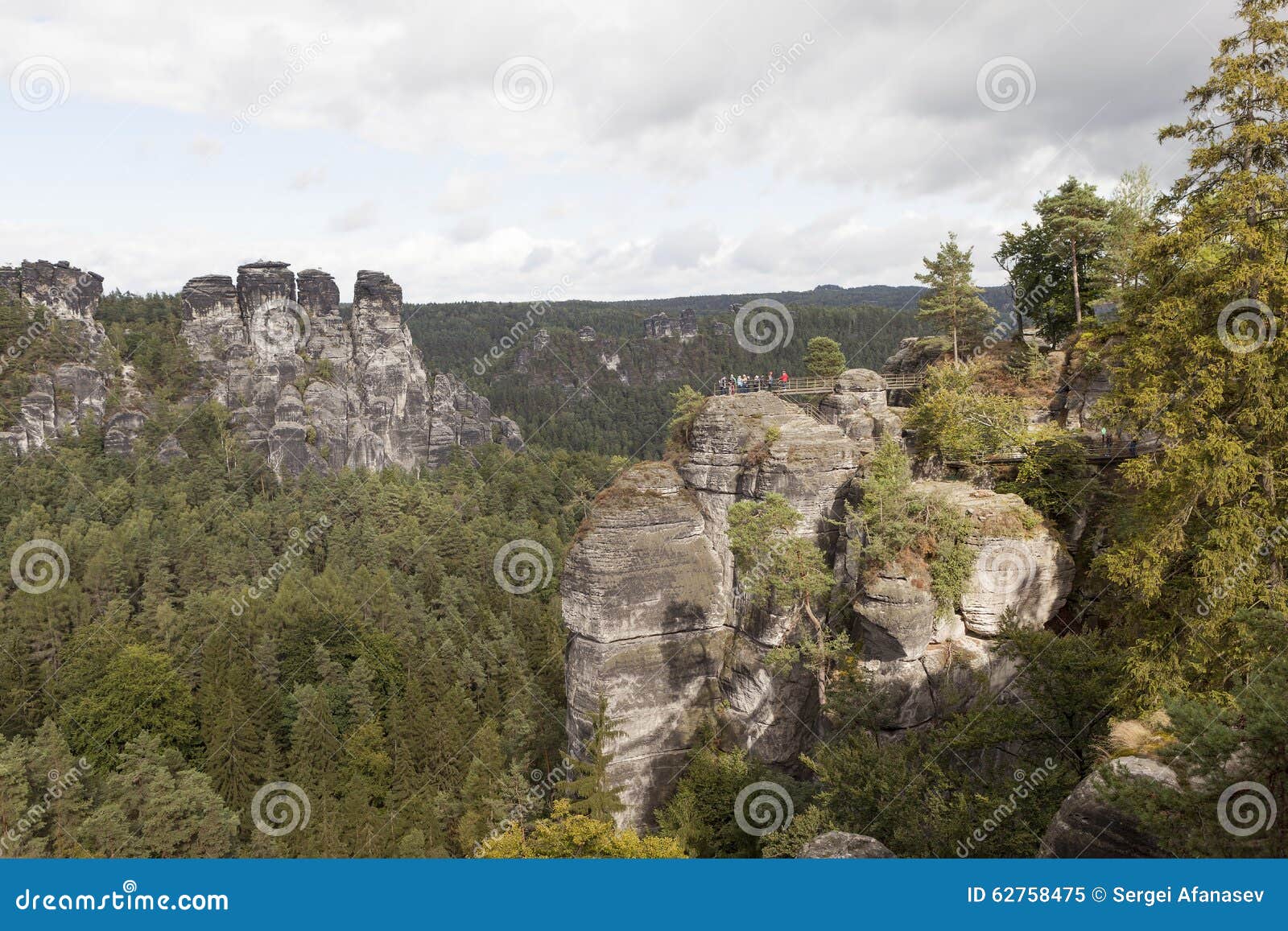 Bastei. Rock Formations. Germany. Stock Image - Image of germany ...