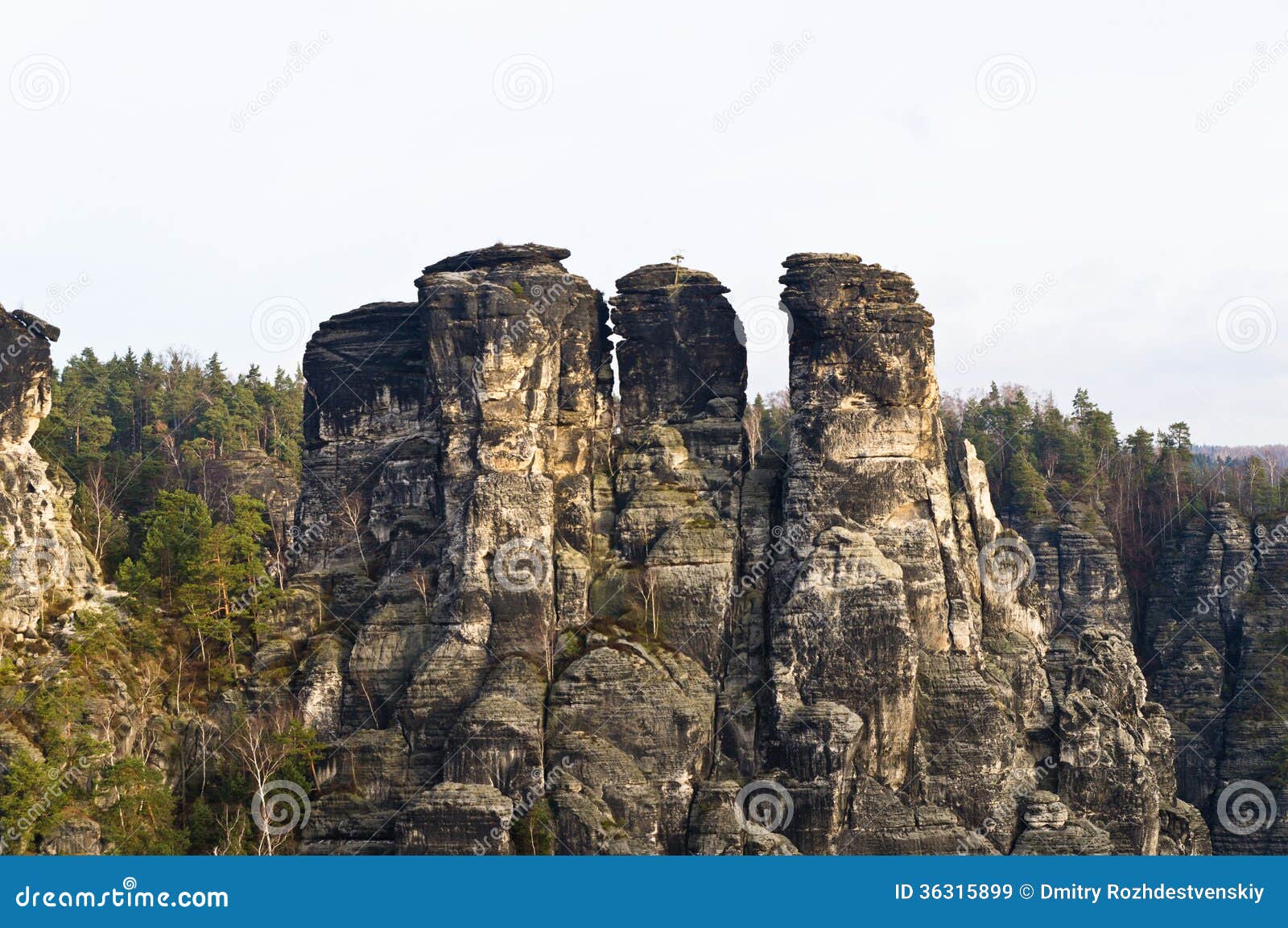 Bastei rocks stock image. Image of ravine, range, people - 36315899