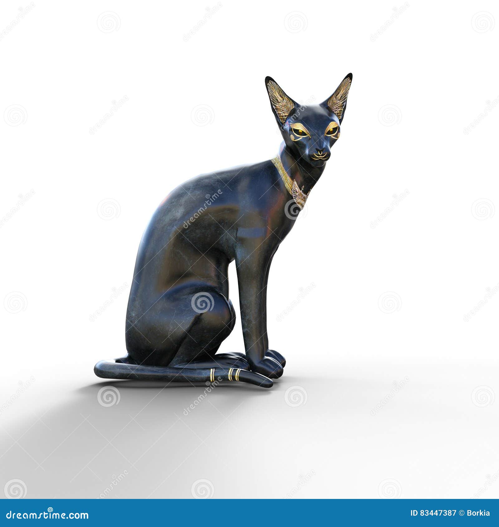 Bastet the cat stock illustration. Illustration of burial - 83447387