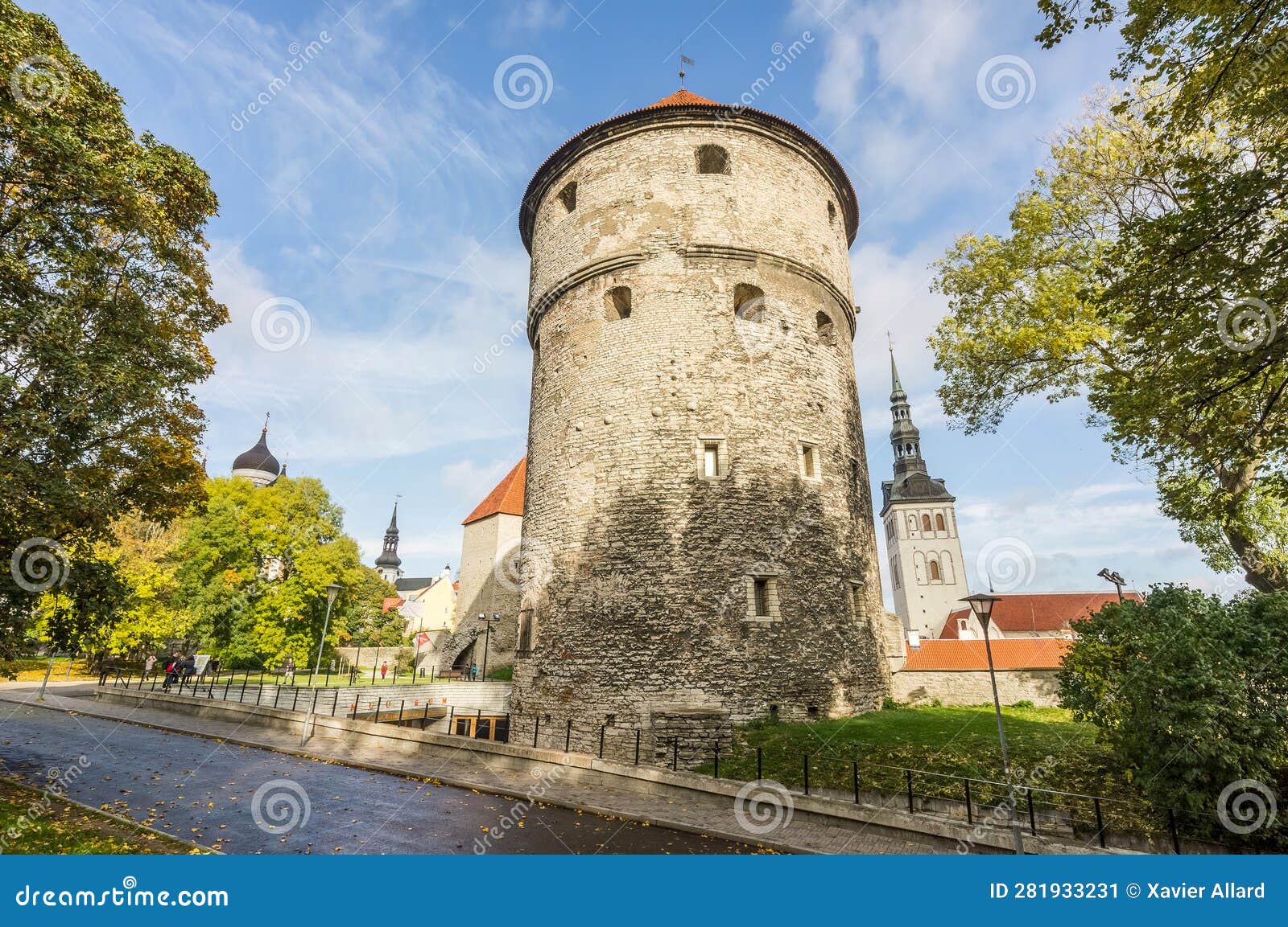 Bastion Tower in Tallinn, Estonia Stock Image - Image of touristic ...