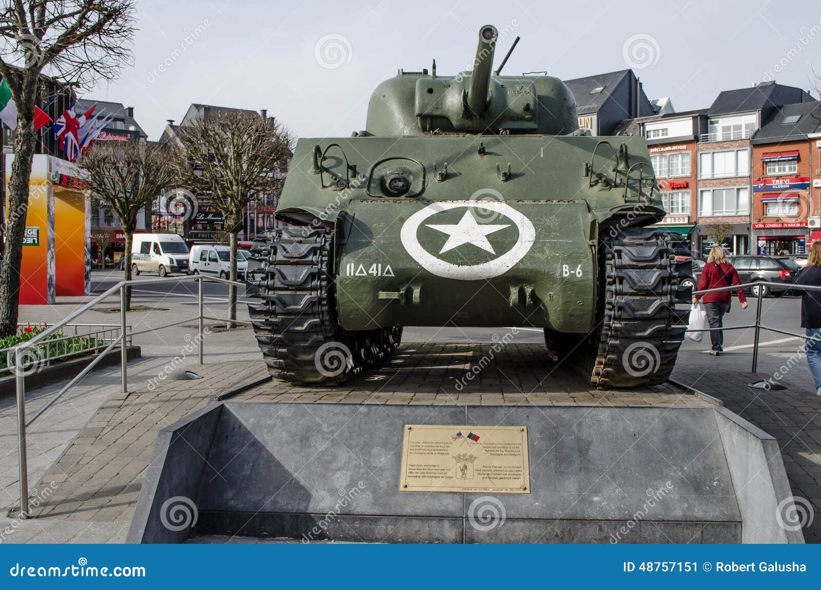 Bastogne WWII Monument editorial photo. Image of states - 48757151