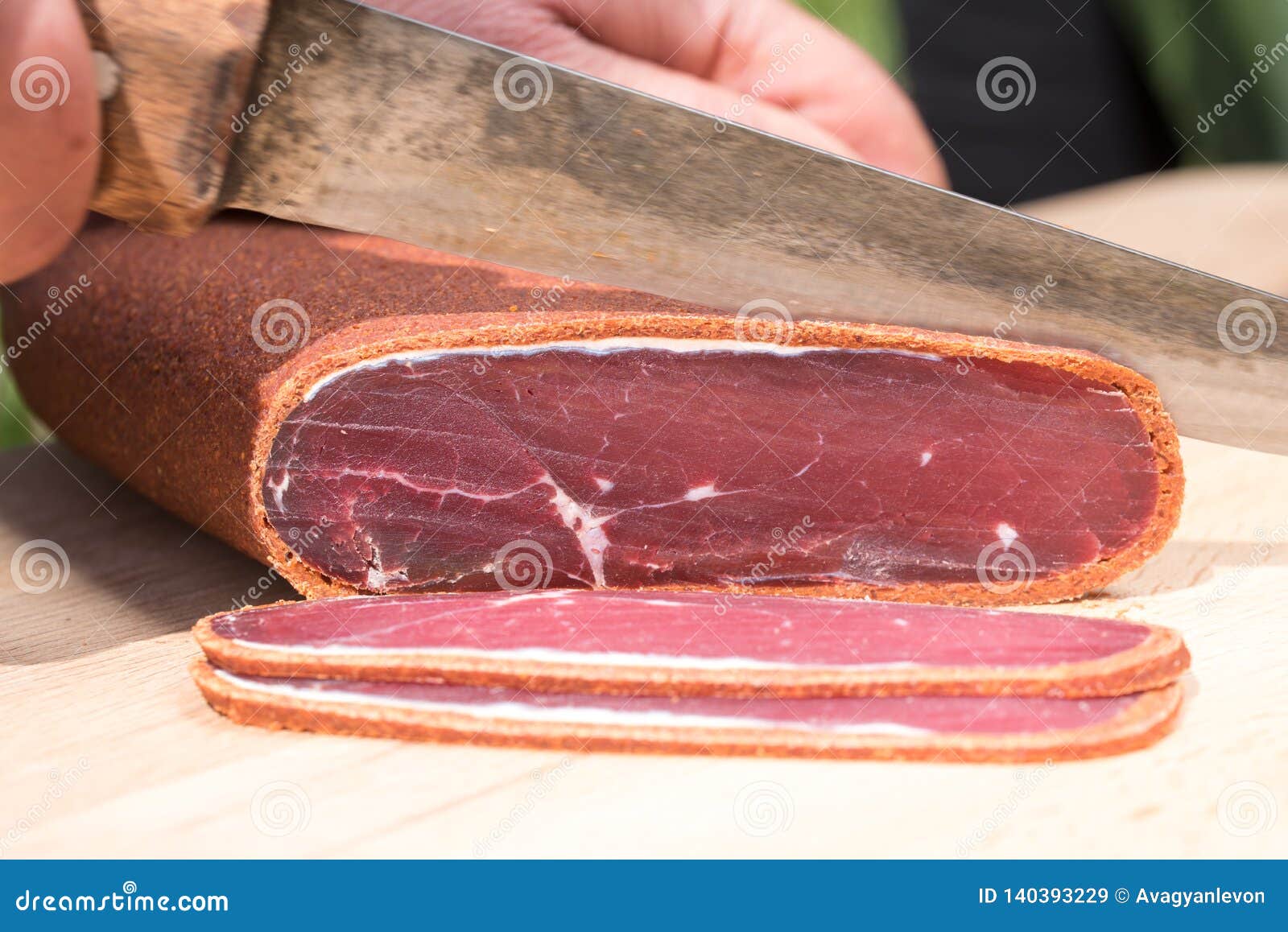 Basturma imagen de archivo. Imagen de alimento, secado - 140393229