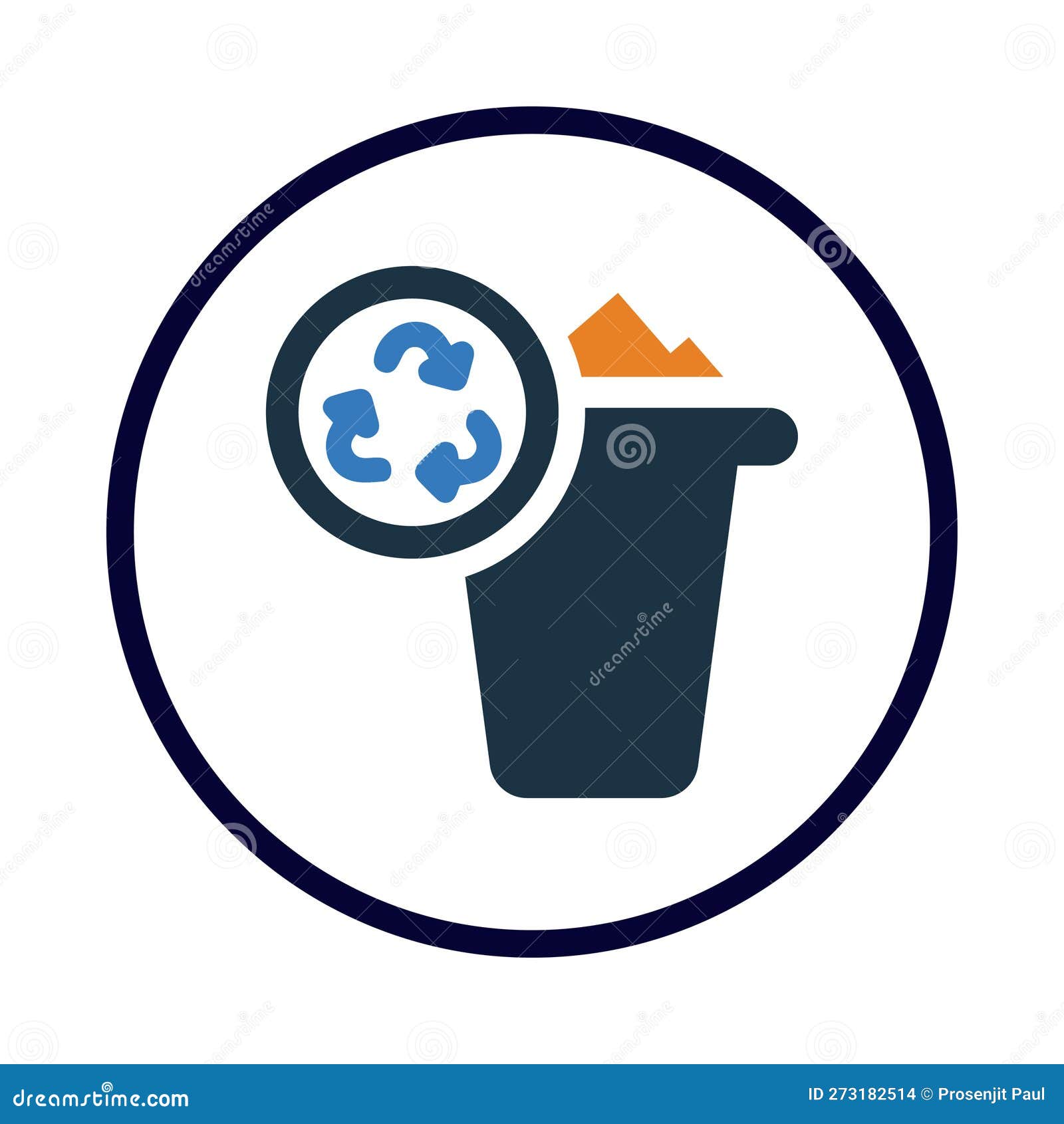 Basura Reciclar Basura Papelera Basura Icono De Papelera De Basura ...