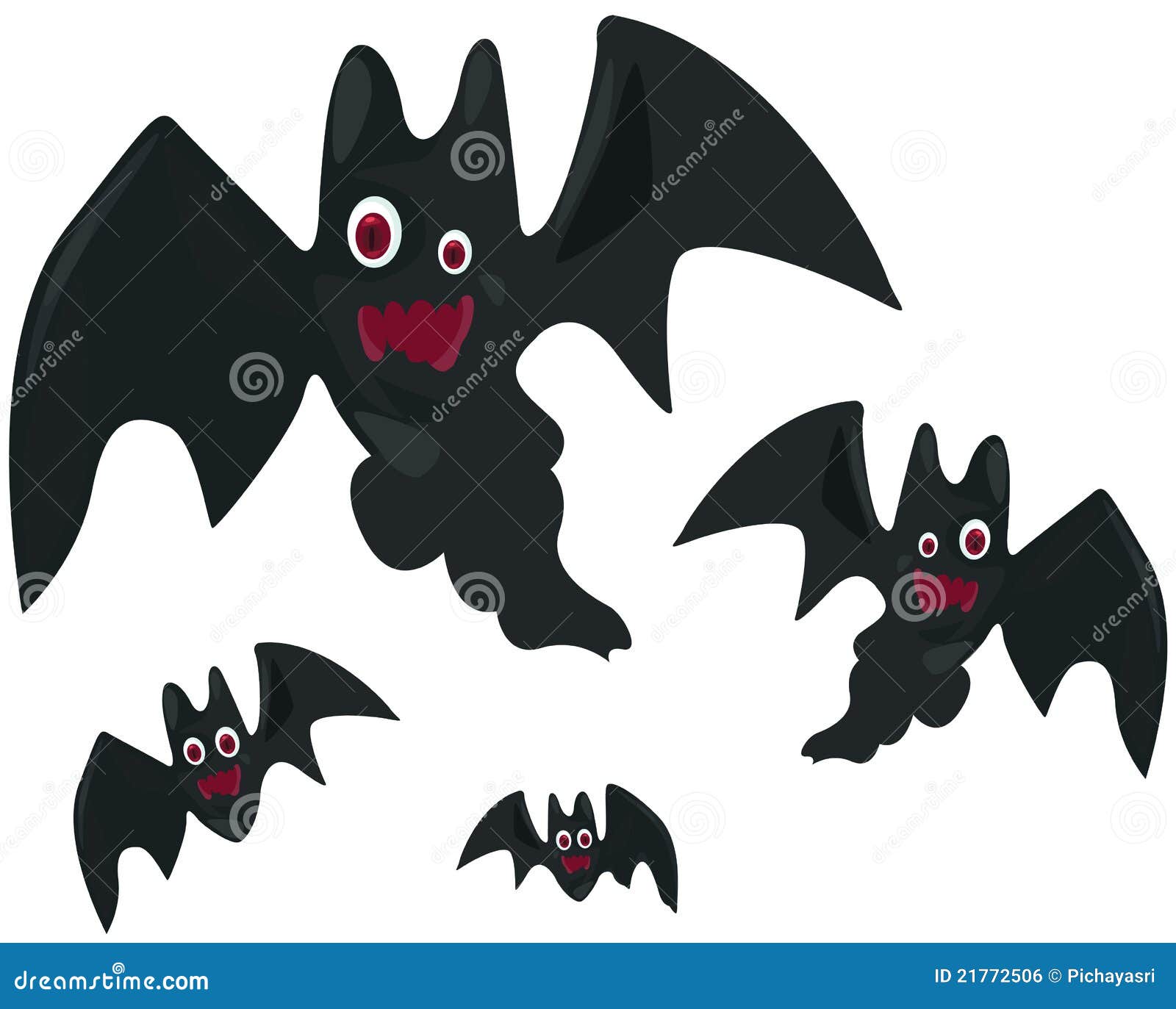 Bat stock vector. Illustration of goofy, halloween, animal - 21772506