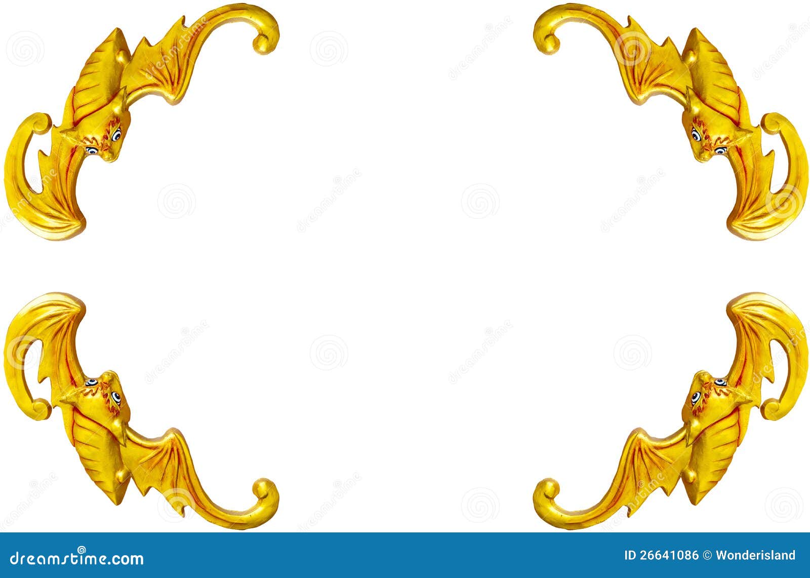 Bat stock illustration. Illustration of gold, decorative - 26641086