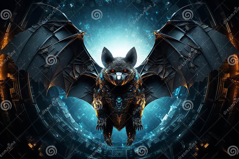 Bat Beautiful Unique Illustration. Generative AI Stock Illustration ...