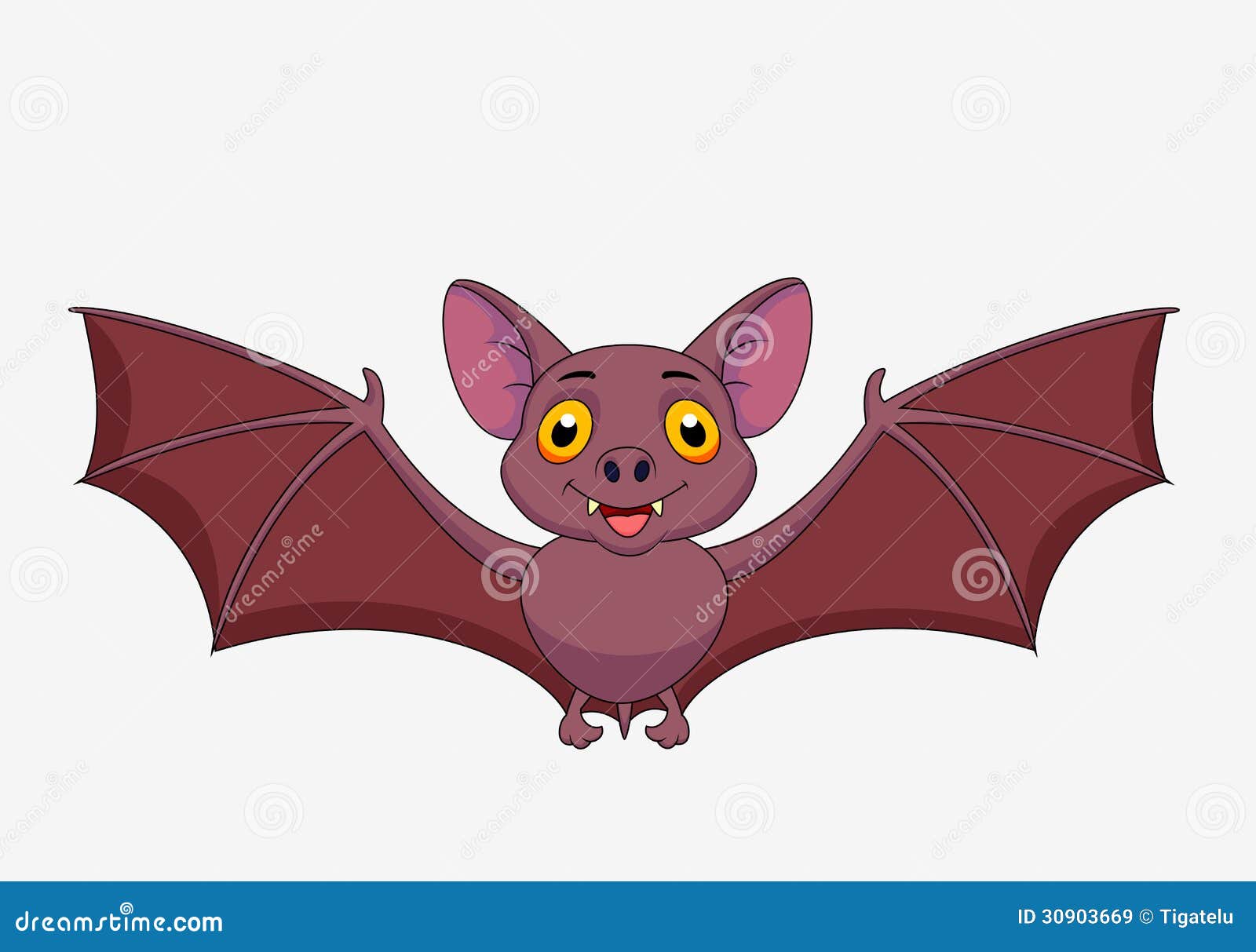 Bat cartoon flying stock vector. Illustration of night - 30903669