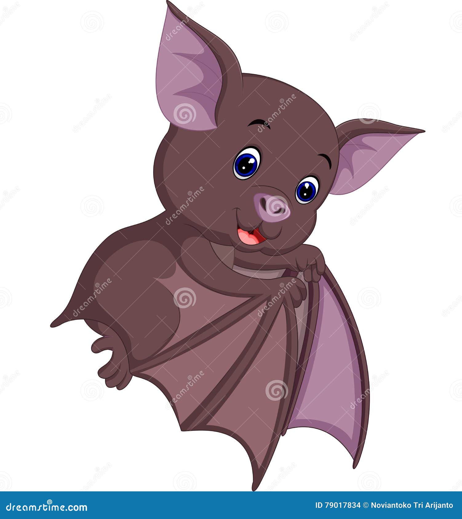 Bat cartoon flying stock vector. Illustration of mascot - 79017834