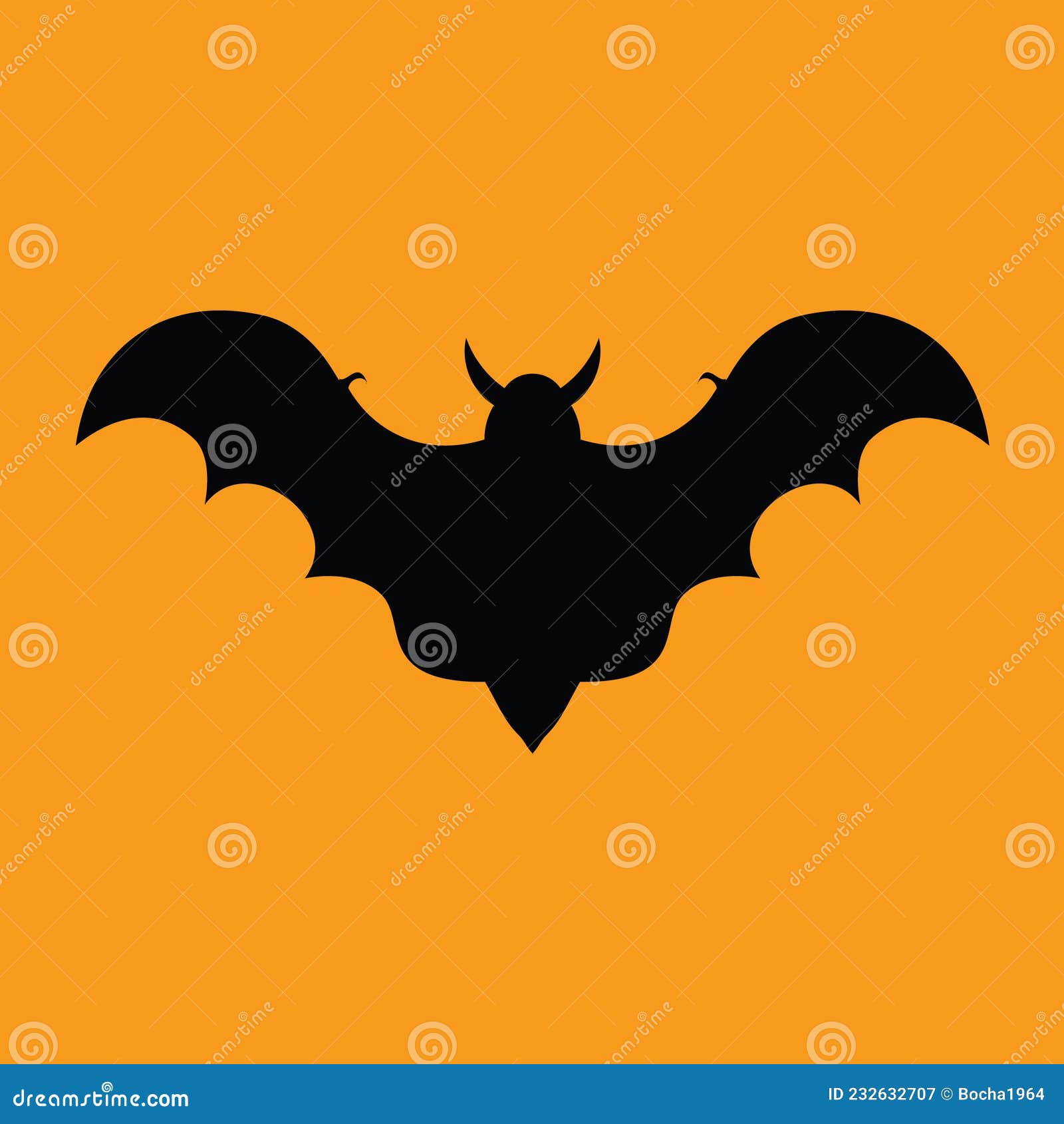 Bat of Icon the Helloween Evil Blood Stock Vector - Illustration of ...