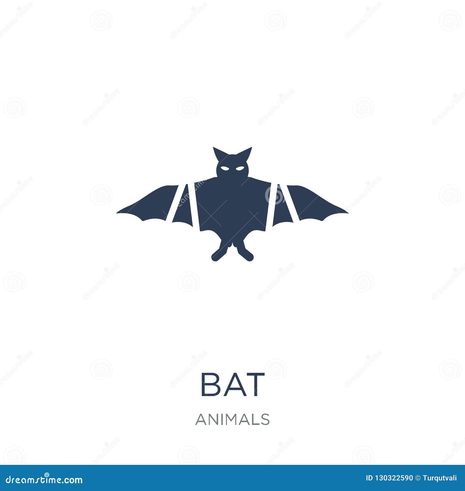 Megabat Fruit Bat Old World Fruit Bat Or Flying Fox In Flight Woodcut ...