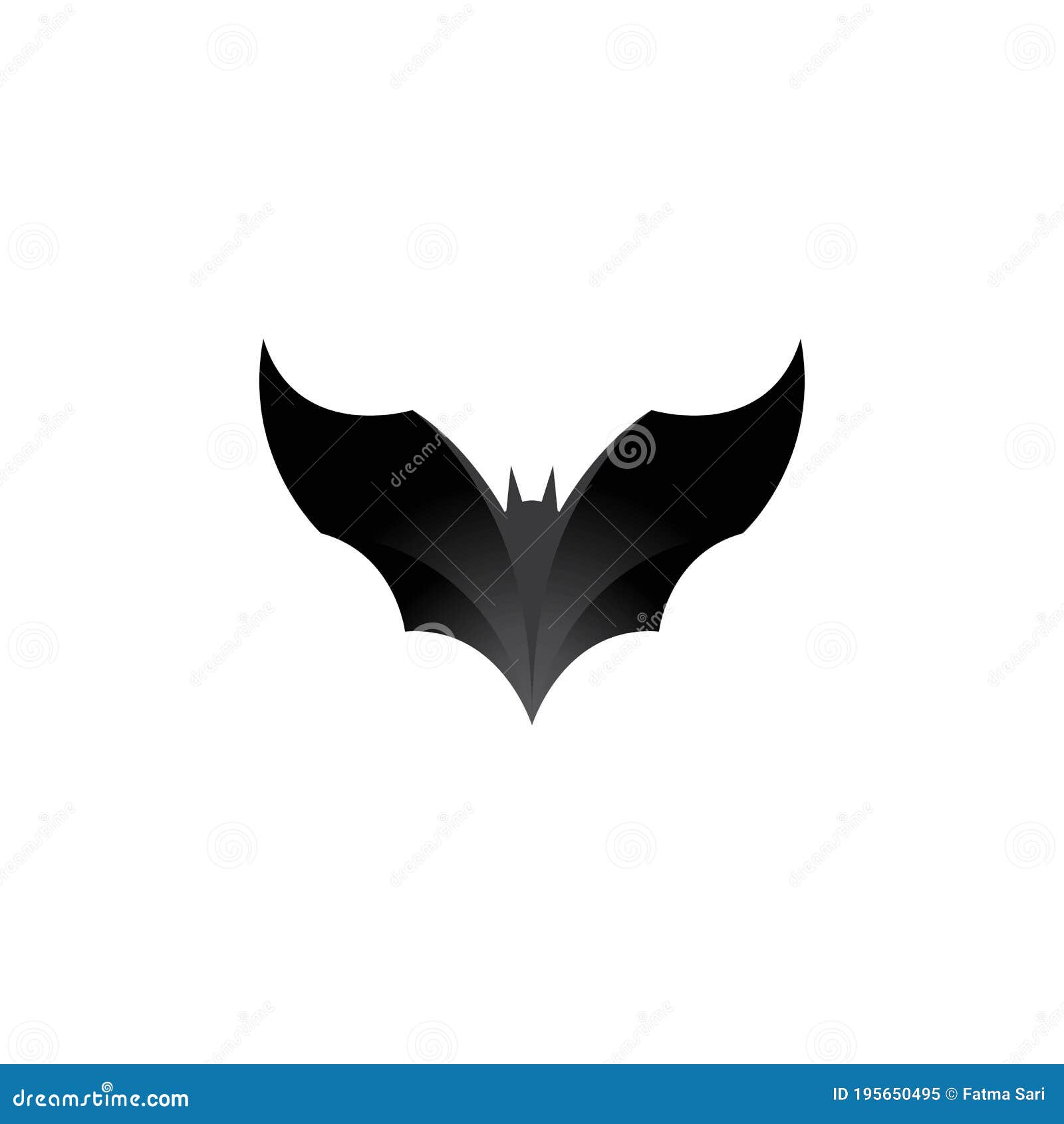 Bat Image Logo Design Illustration Stock Vector - Illustration of ...