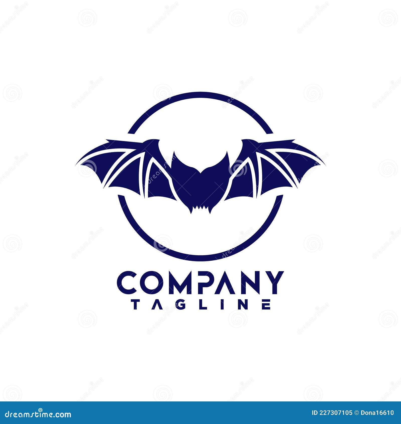 Bat logo design stock vector. Illustration of school - 227307105