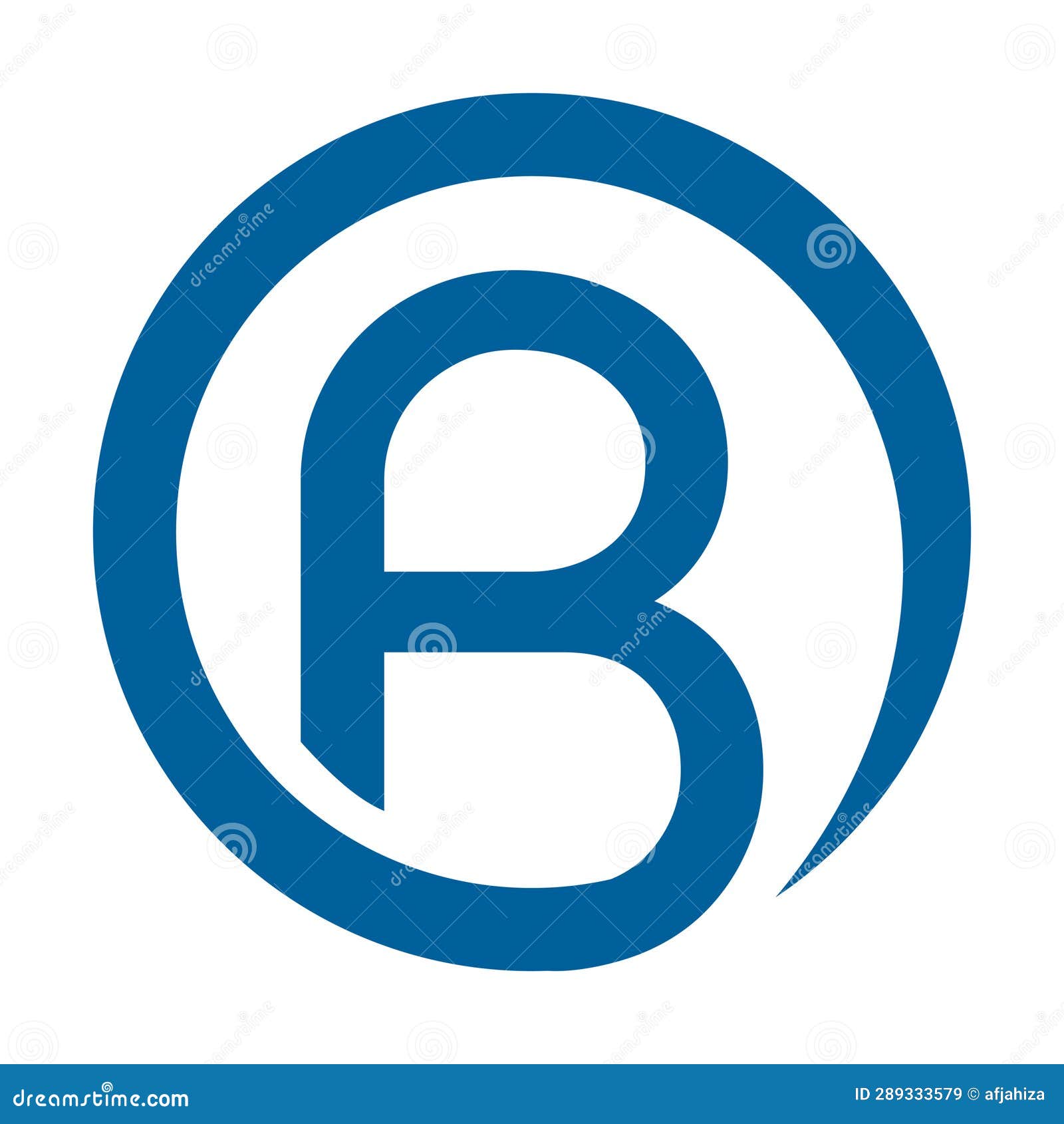 B Circle Logo 4 Icon Template Stock Vector - Illustration of letter ...