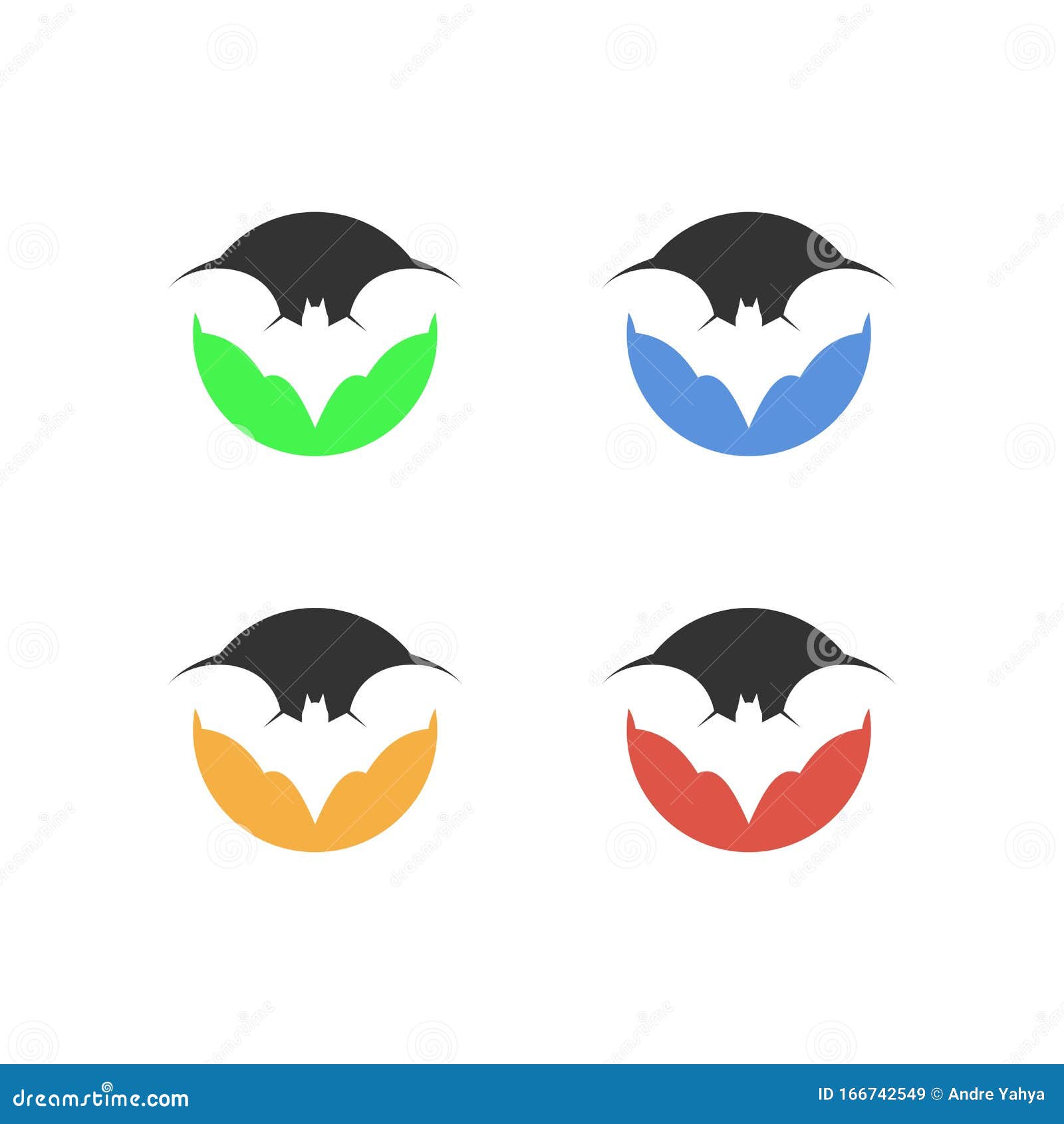 Bat Logo Template Design Vector Stock Illustration - Illustration of ...