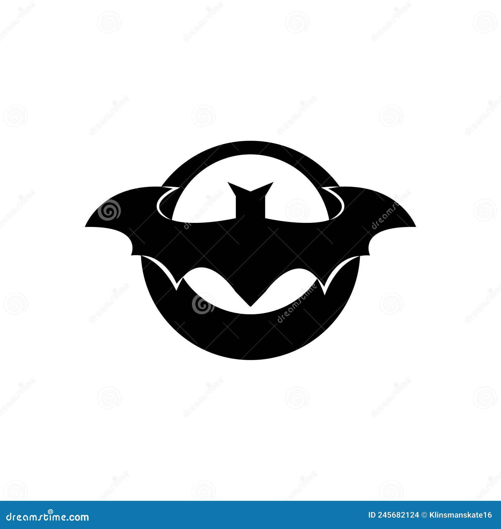 Bat Mascot and Logo Design Template Vector Stock Vector - Illustration ...