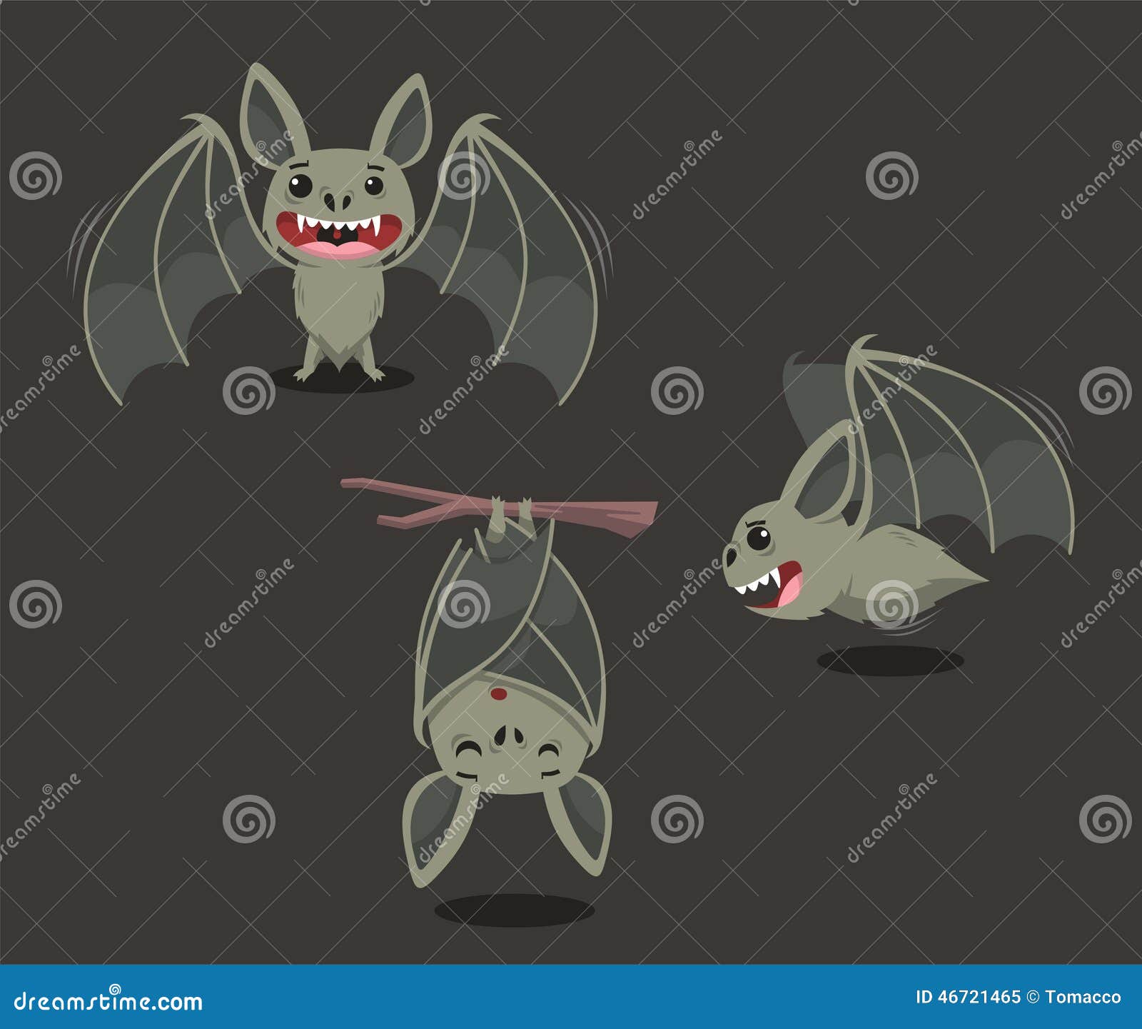 Bat set 1 stock illustration. Illustration of illustrations - 46721465
