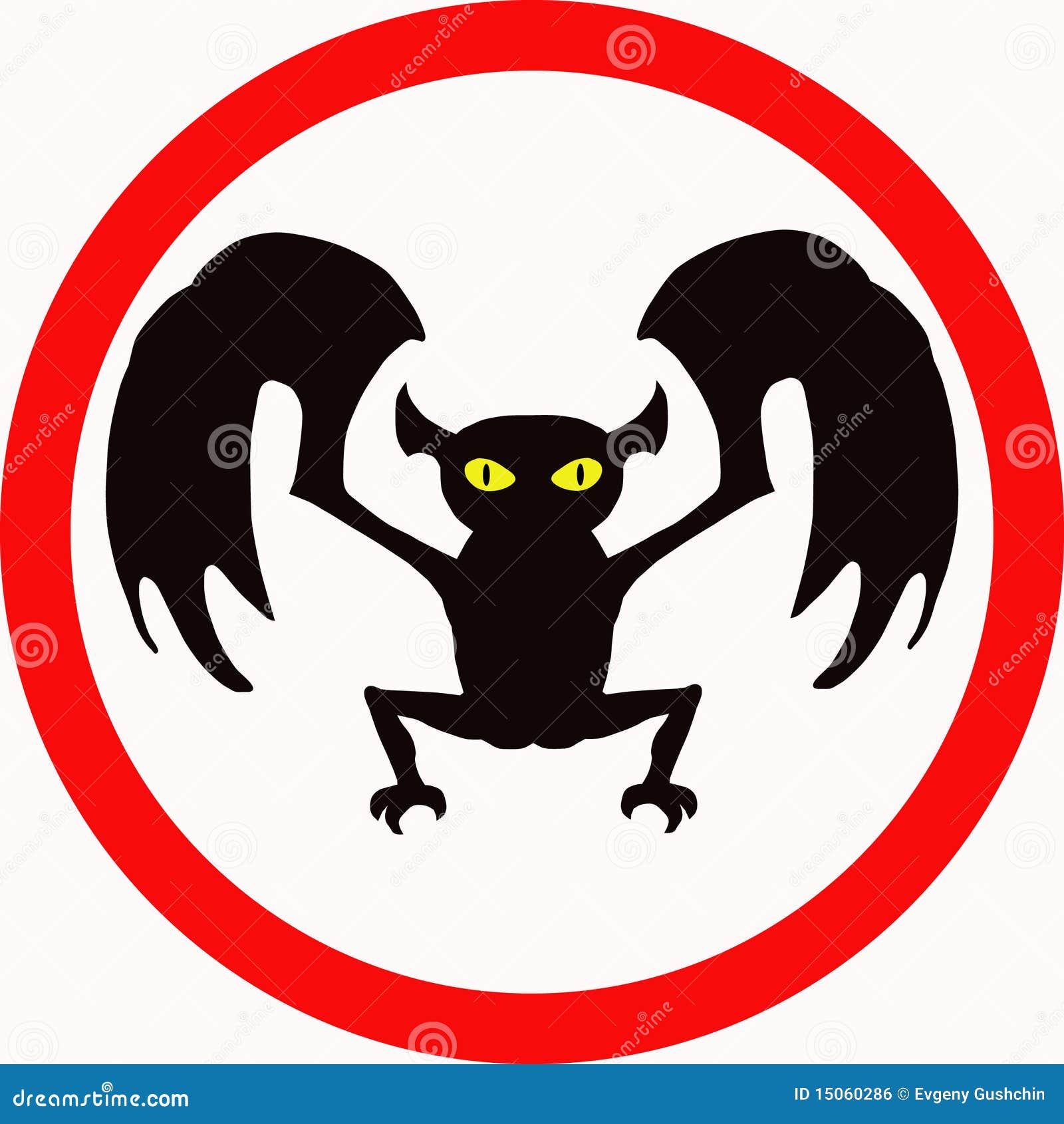 Bat sign stock vector. Illustration of devil, holiday - 15060286