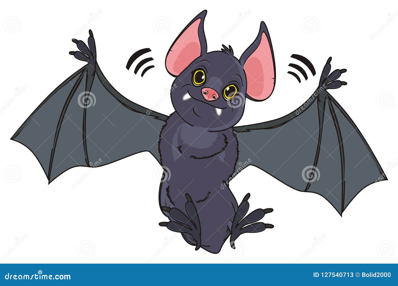 Bat with signs stock illustration. Illustration of squeak - 127540713