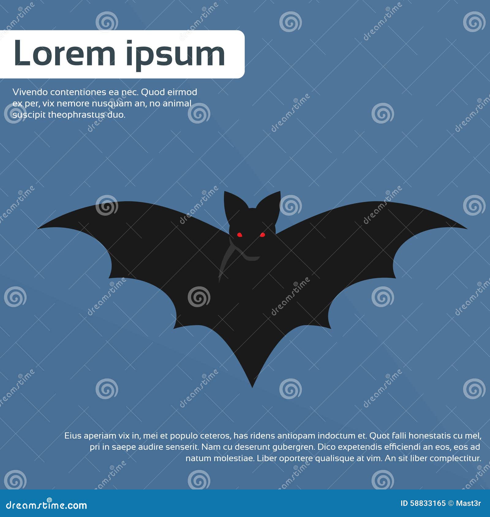 Bat Vampire Black Flat Icon Vector Stock Vector - Illustration of ...