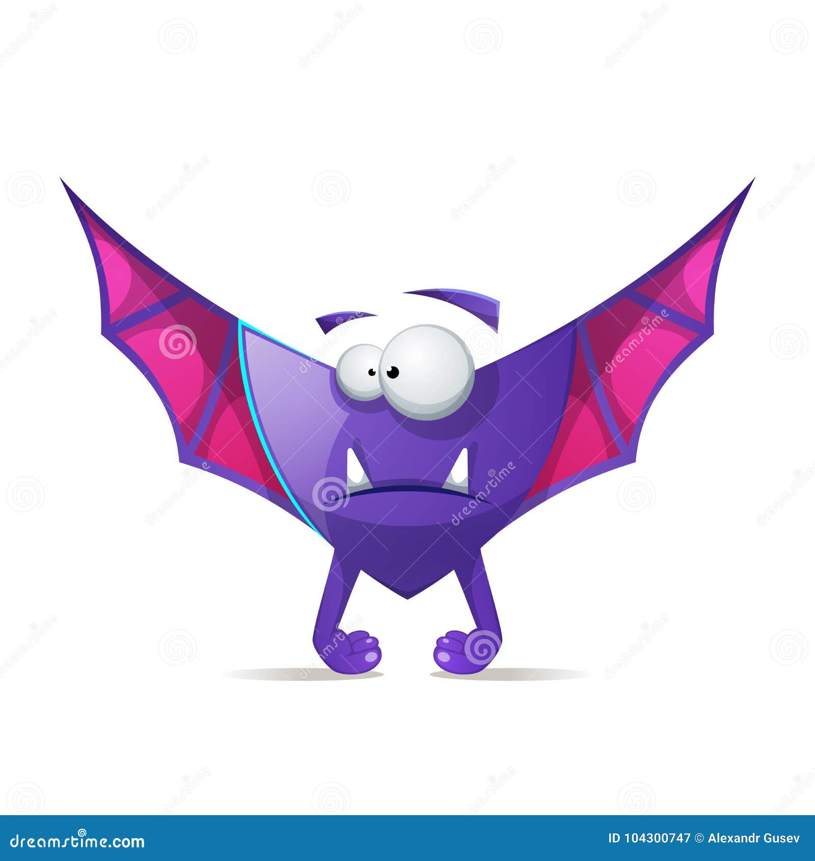 3D Vampire Cartoon Illustration Showing Creepy Hopping Poses Stock ...