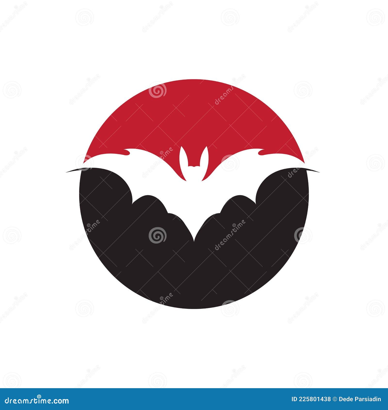 Bat Vector Icon Logo Template Stock Vector - Illustration of animal ...