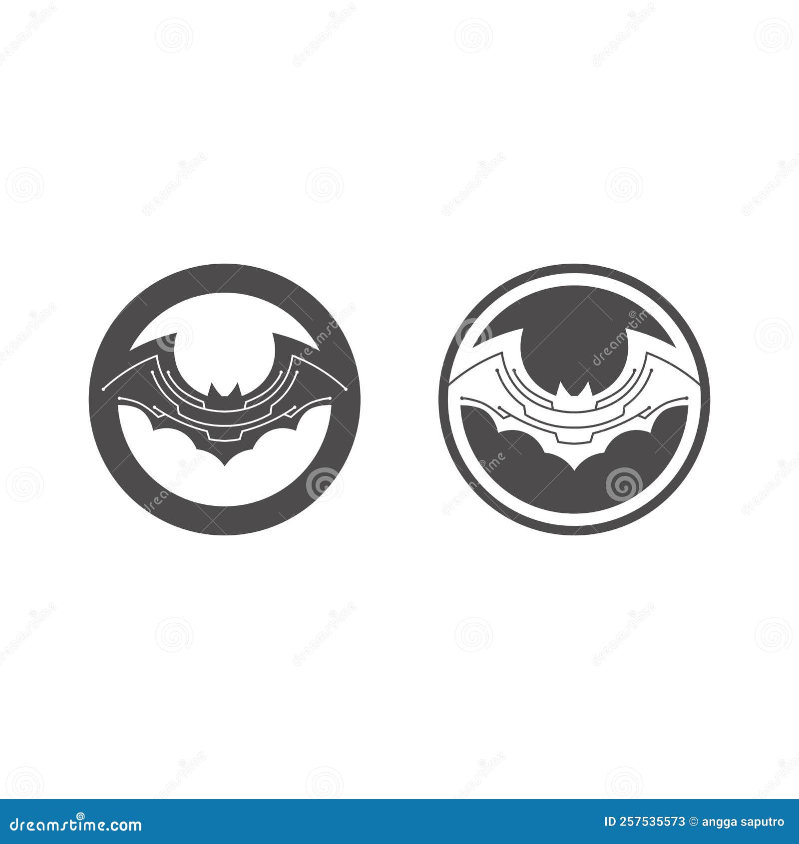 Bat Vector Icon Logo Template Stock Illustration - Illustration of ...
