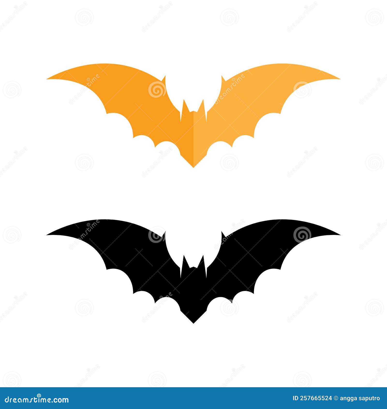 Bat Vector Icon Logo Template Stock Illustration - Illustration of ...
