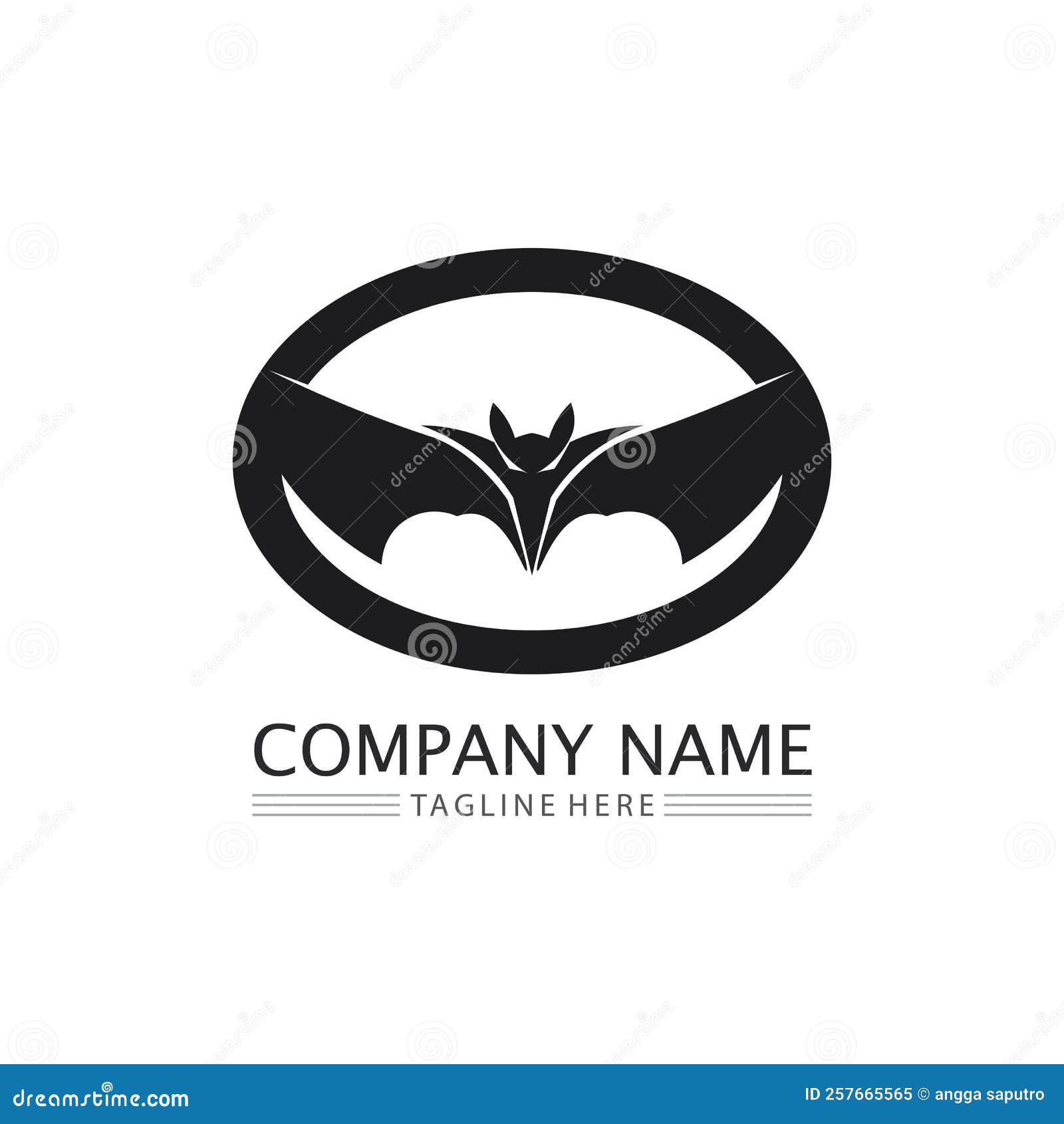 Bat Vector Icon Logo Template Stock Illustration - Illustration of ...