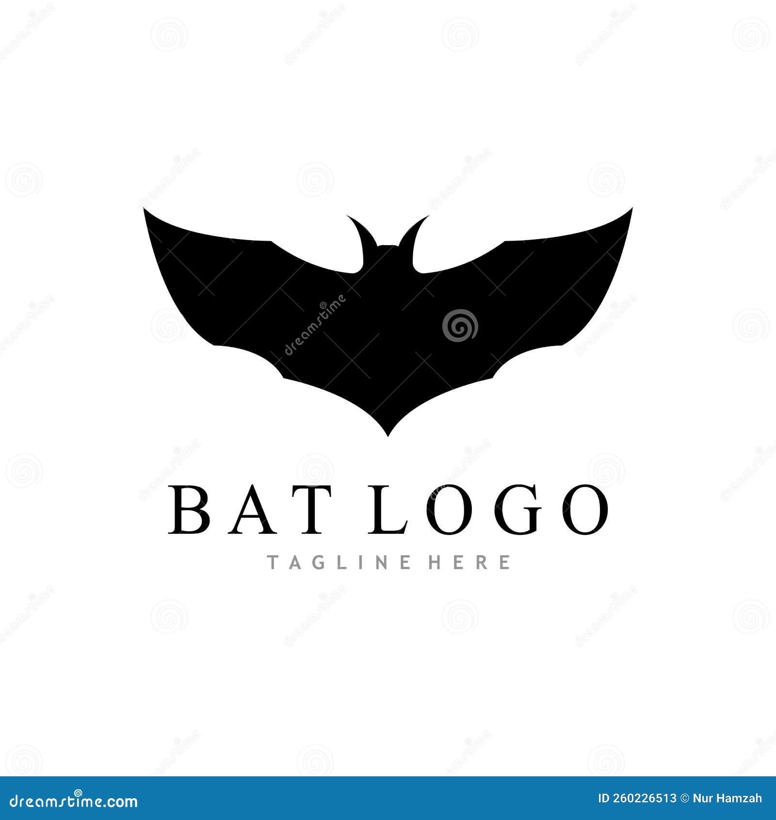 Bat Vector Icon Logo Template Stock Vector - Illustration of element ...