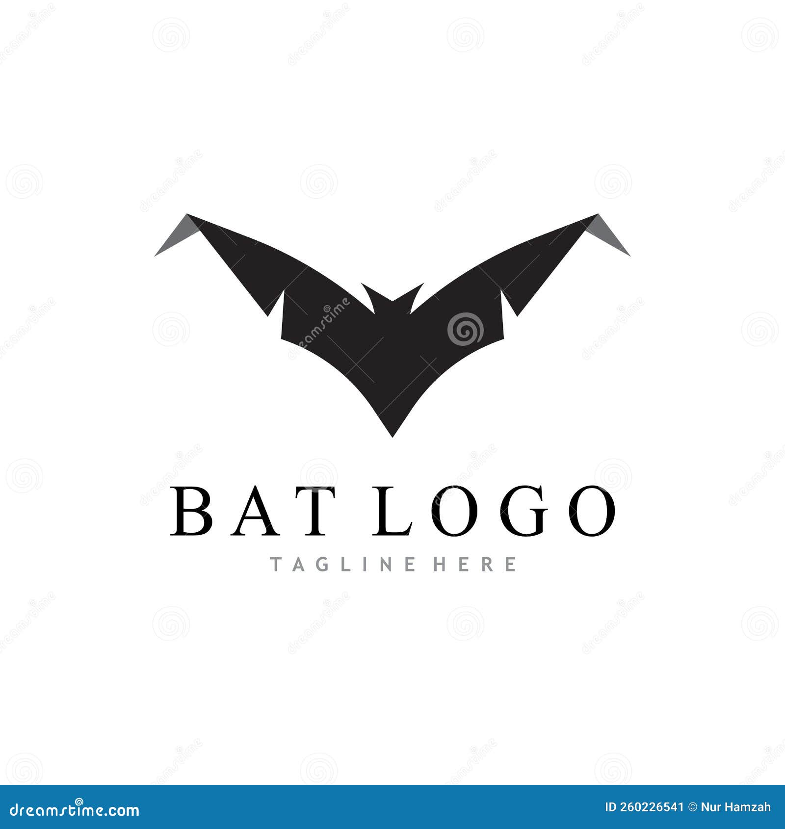 Bat Vector Icon Logo Template Stock Vector - Illustration of creative ...