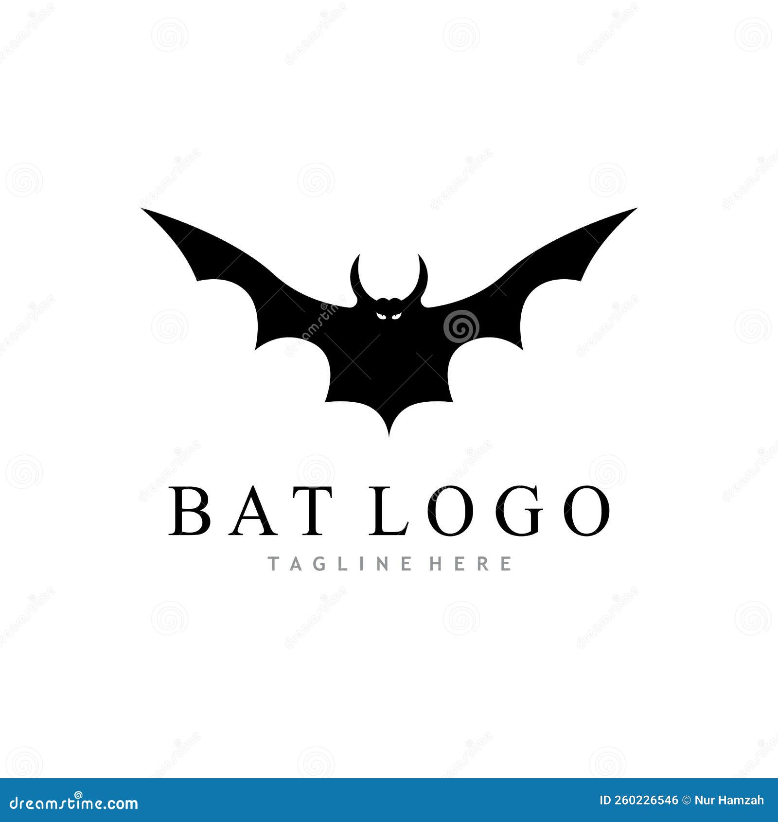 Bat Vector Icon Logo Template Stock Vector - Illustration of element ...