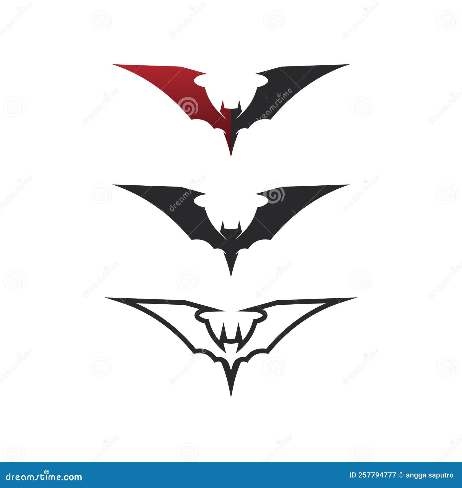 Bat Vector Icon Logo Template Stock Illustration - Illustration of ...